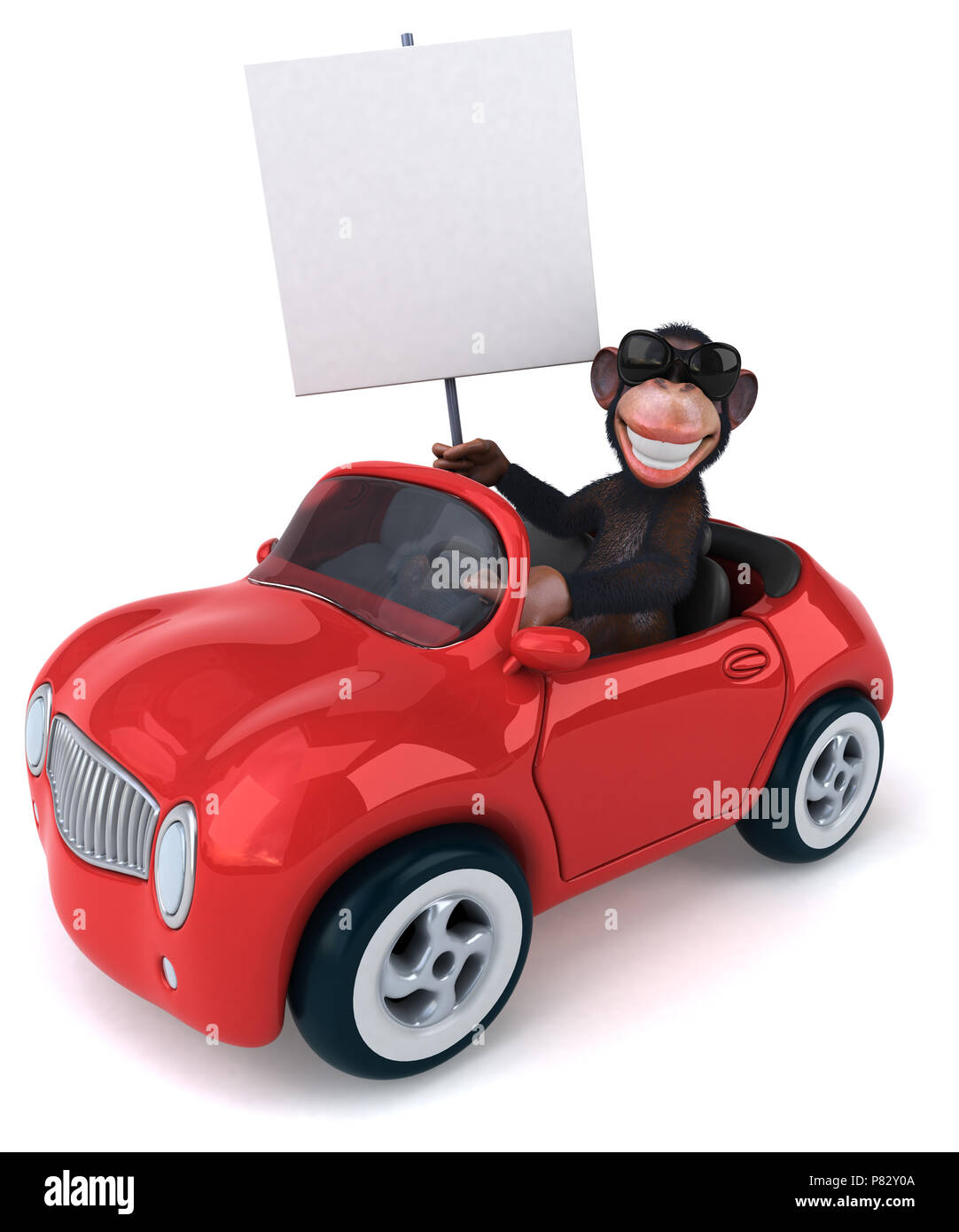 Monkey driving Cut Out Stock Images & Pictures - Alamy