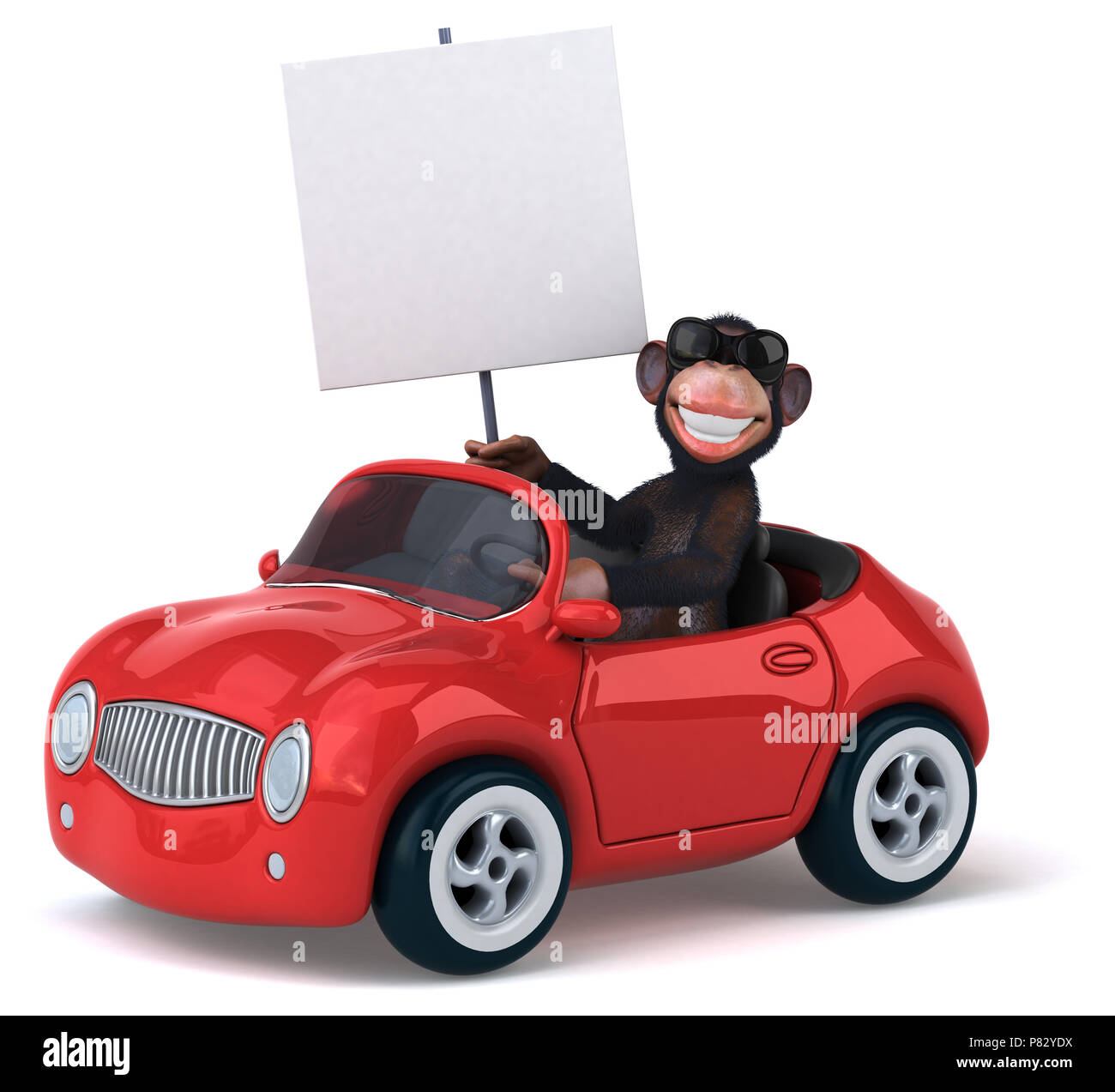 Monkey driving Cut Out Stock Images & Pictures - Alamy