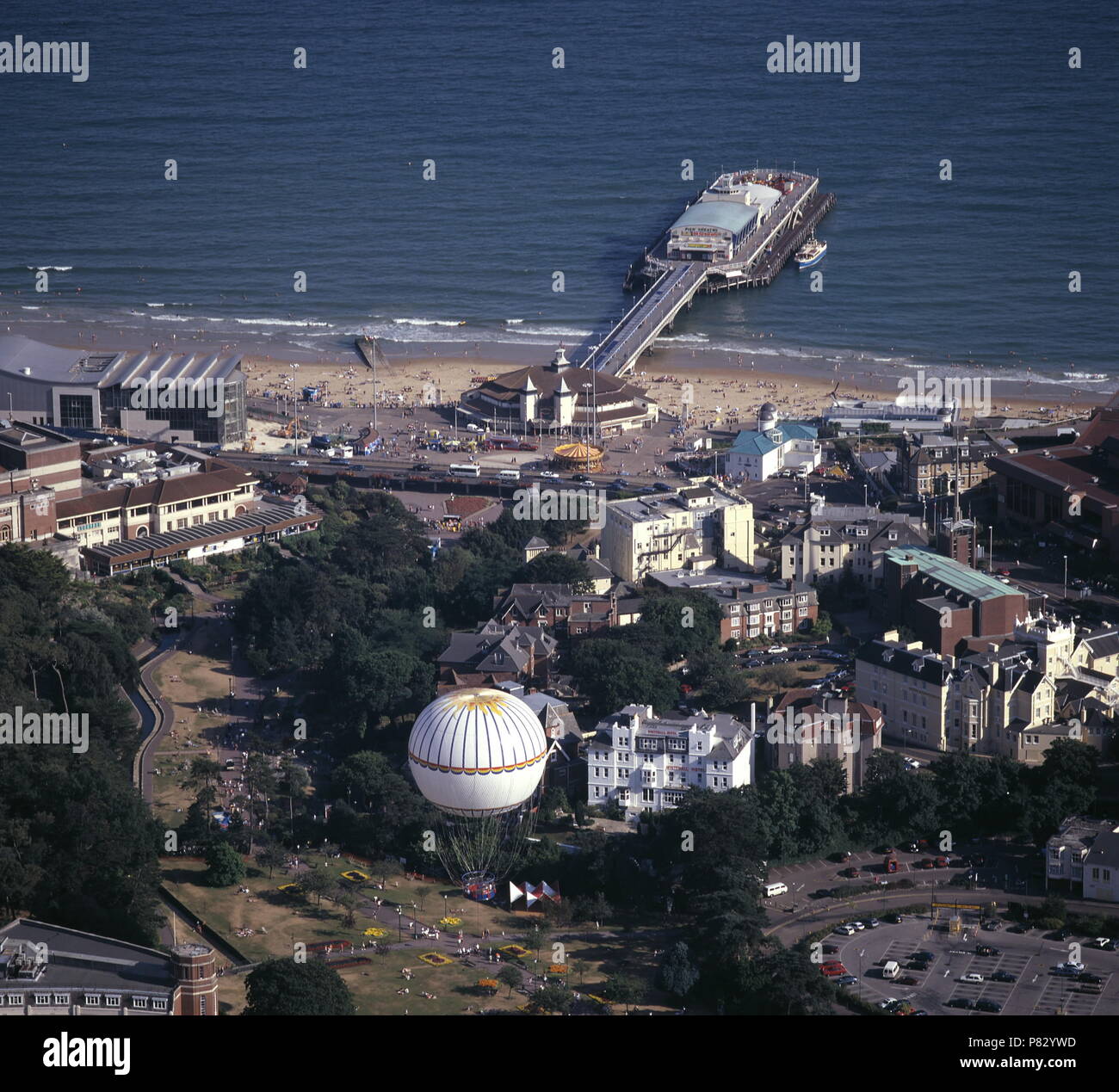Bournemouth aerial view hi-res stock photography and images - Alamy