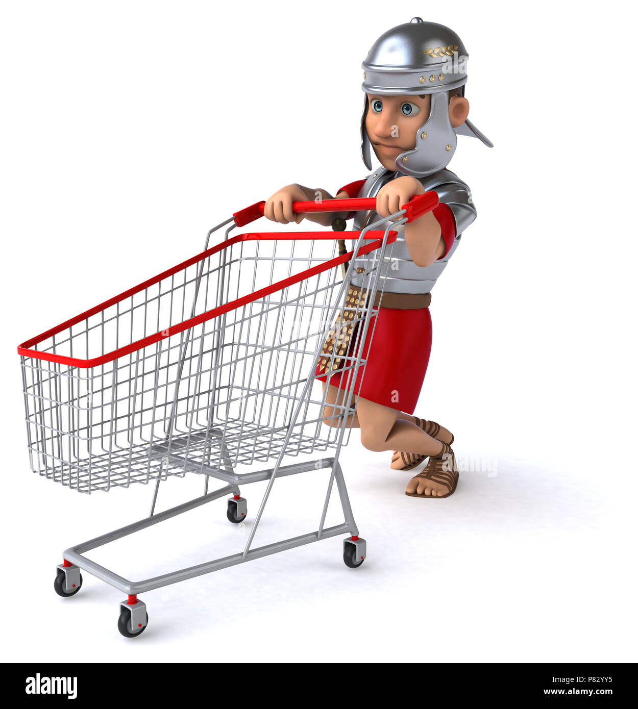 Fun roman soldier Stock Photo - Alamy