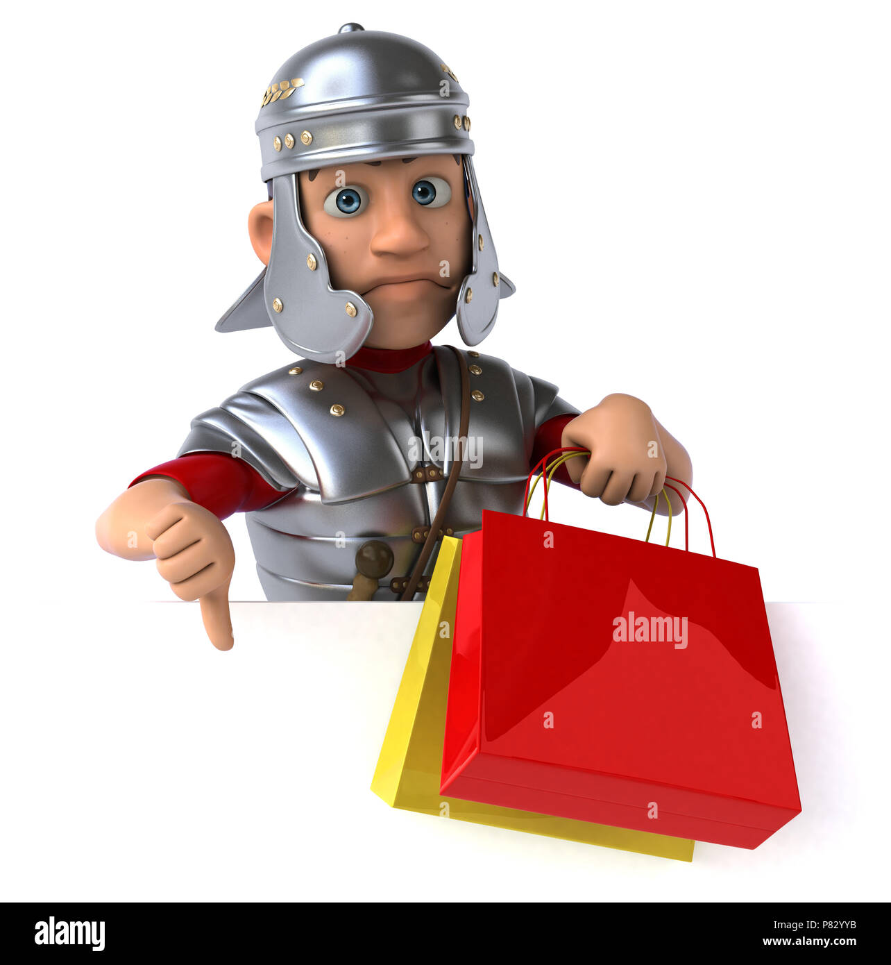 Fun roman soldier Stock Photo - Alamy