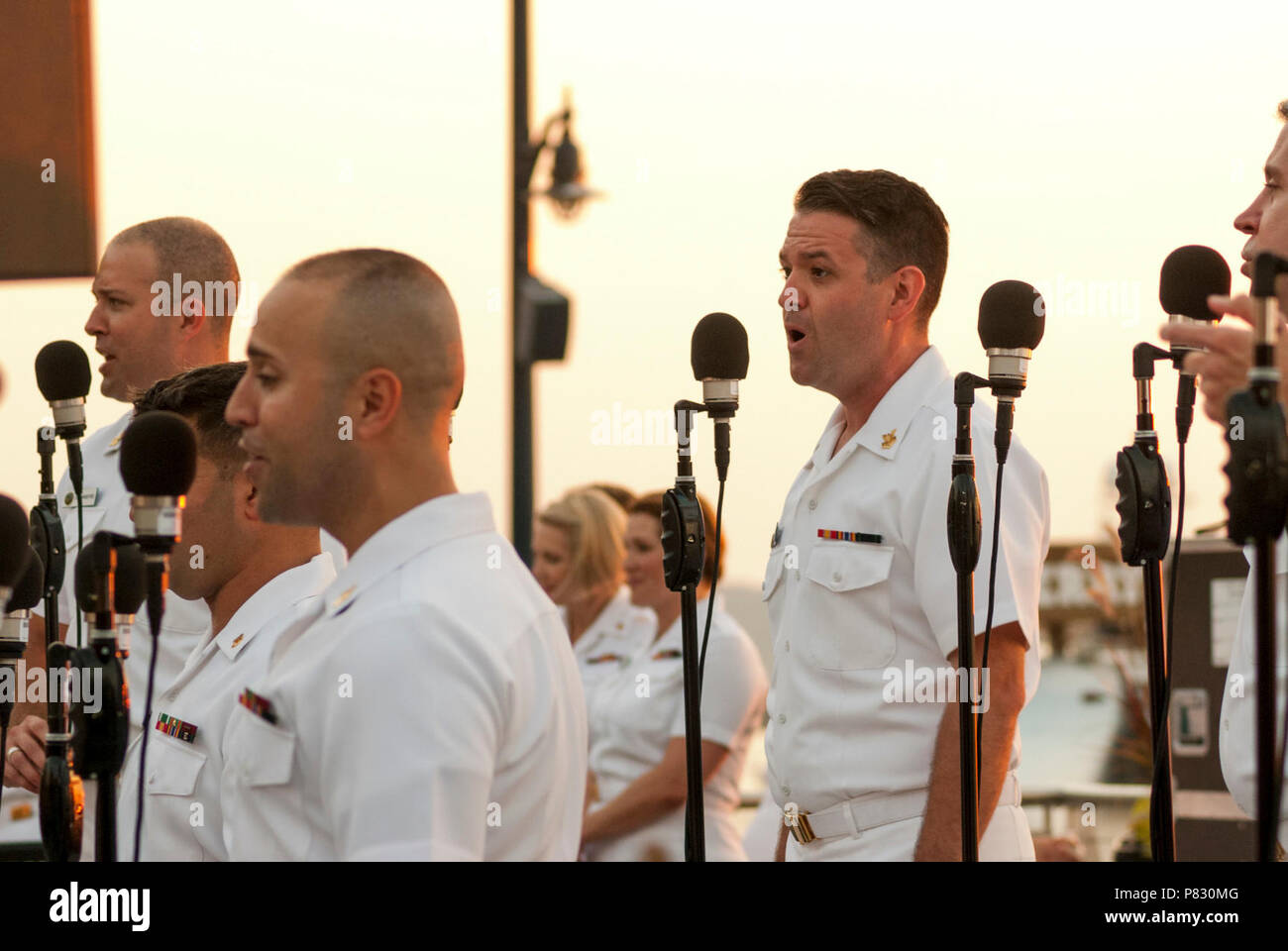 NATIONAL HARBOR, Md. (Sept. 10, 2015) Members of the United States Navy ...