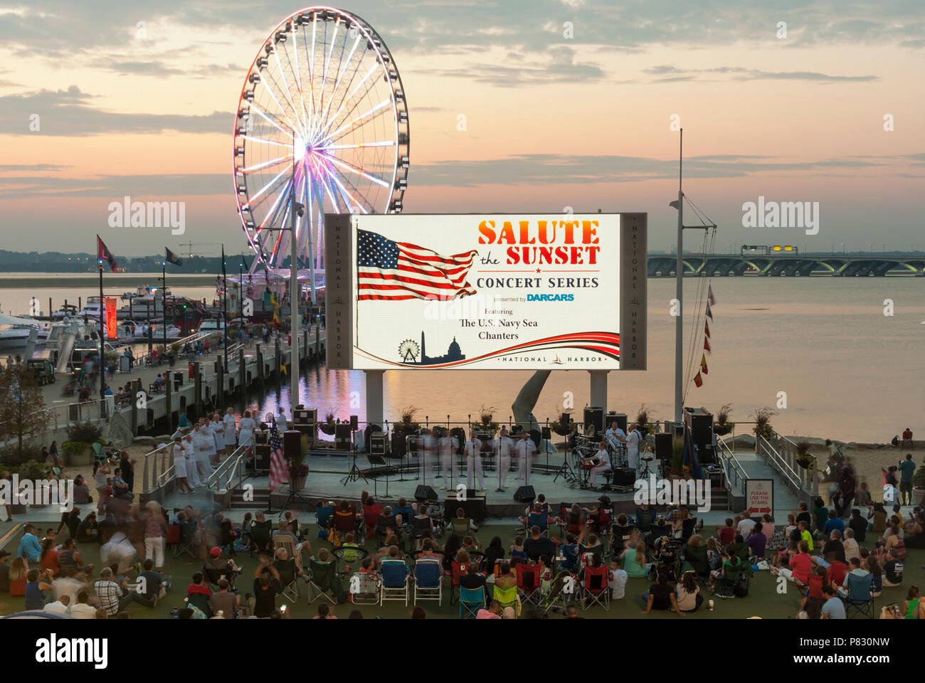 NATIONAL HARBOR, Md. (Sept. 10, 2015) Members of the United States Navy ...