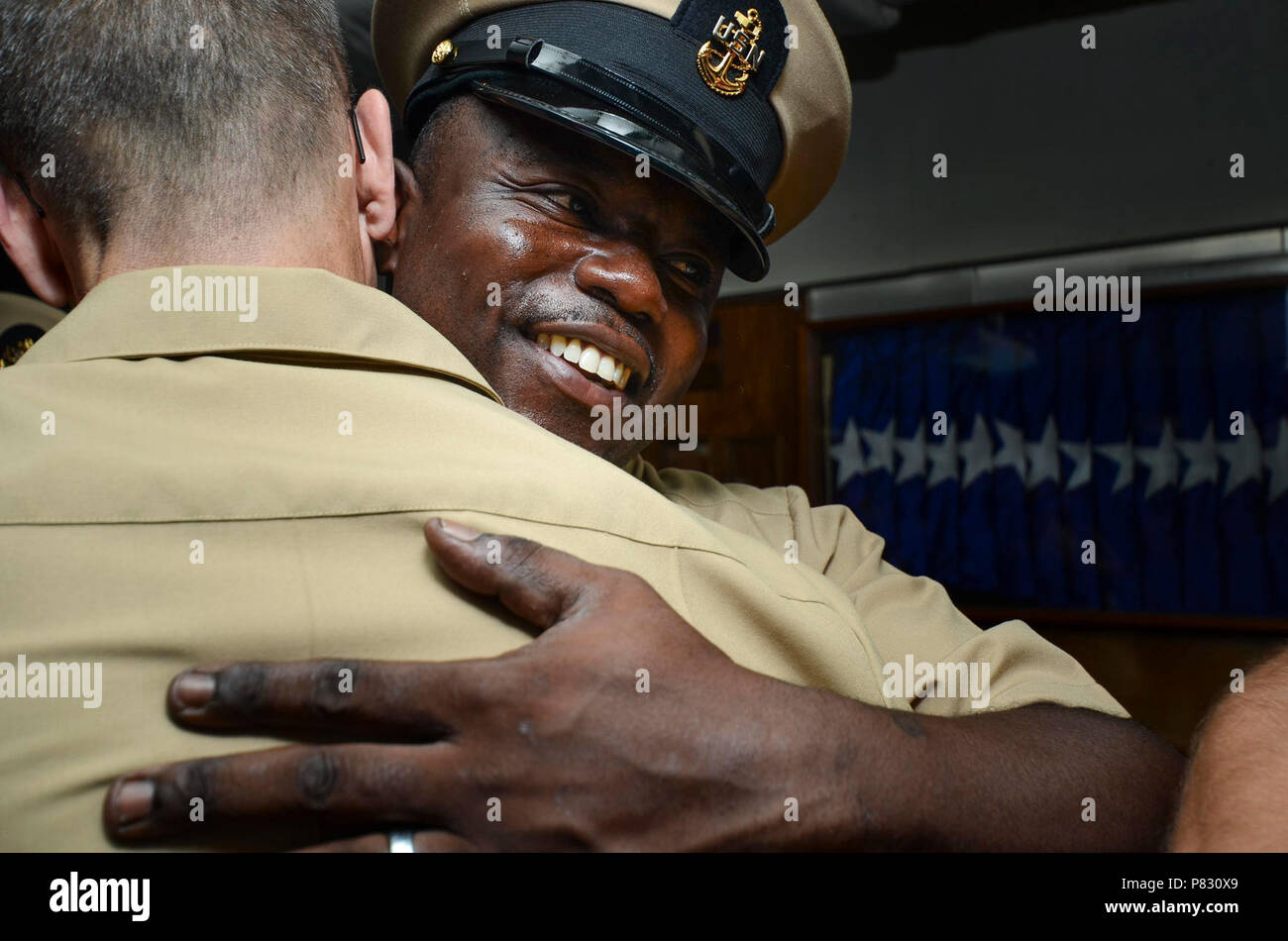 BAY, Philippines (Sep. 16, 2016) Chief Master-at-Arms Carlos T. Slade ...