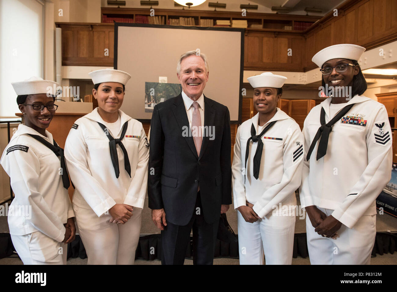 (Sept. 19, 2016) Secretary of the Navy (SECNAV) Ray Mabus poses for a ...