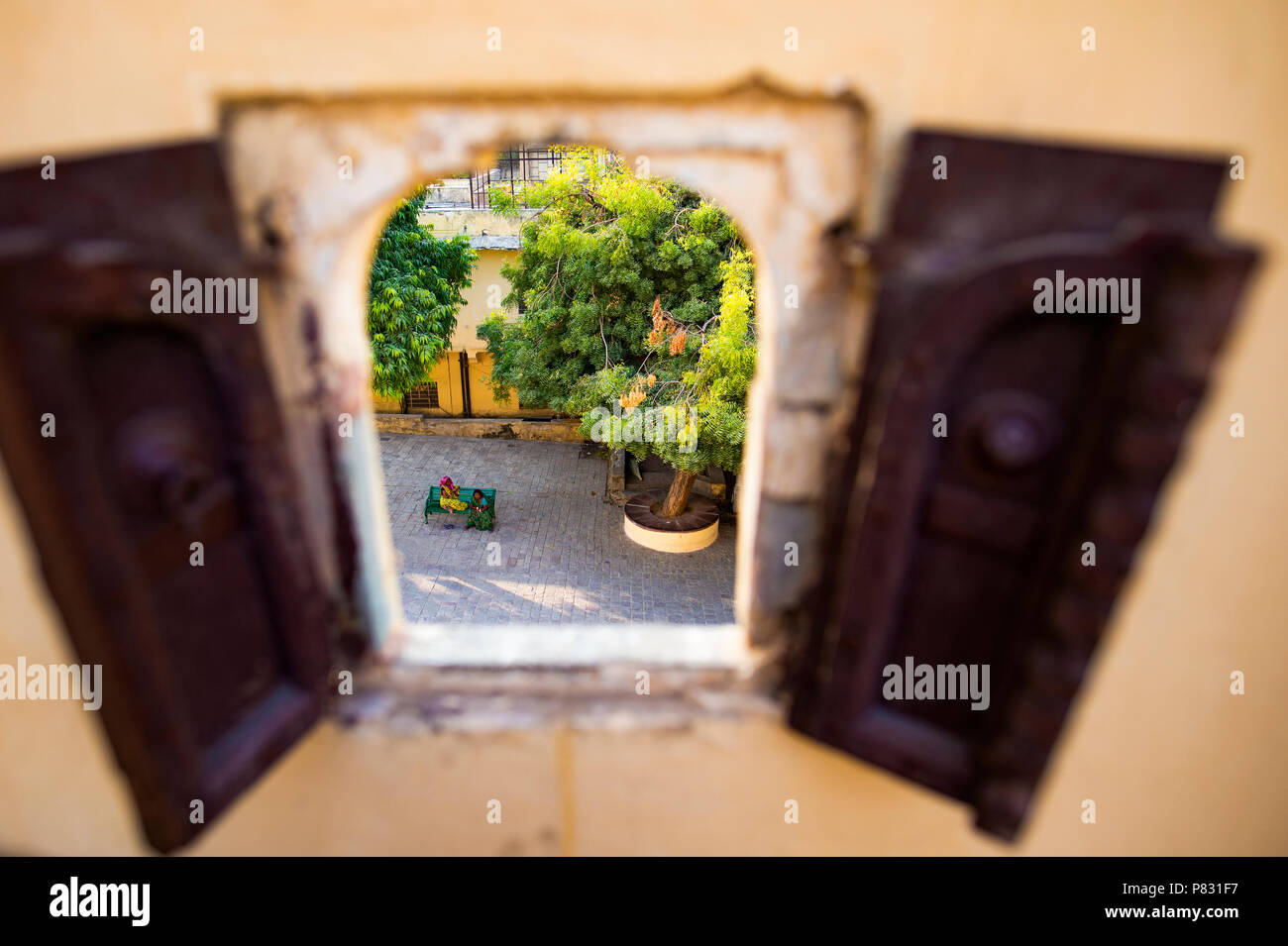Hawa mahal jaipur india interior hi-res stock photography and images ...