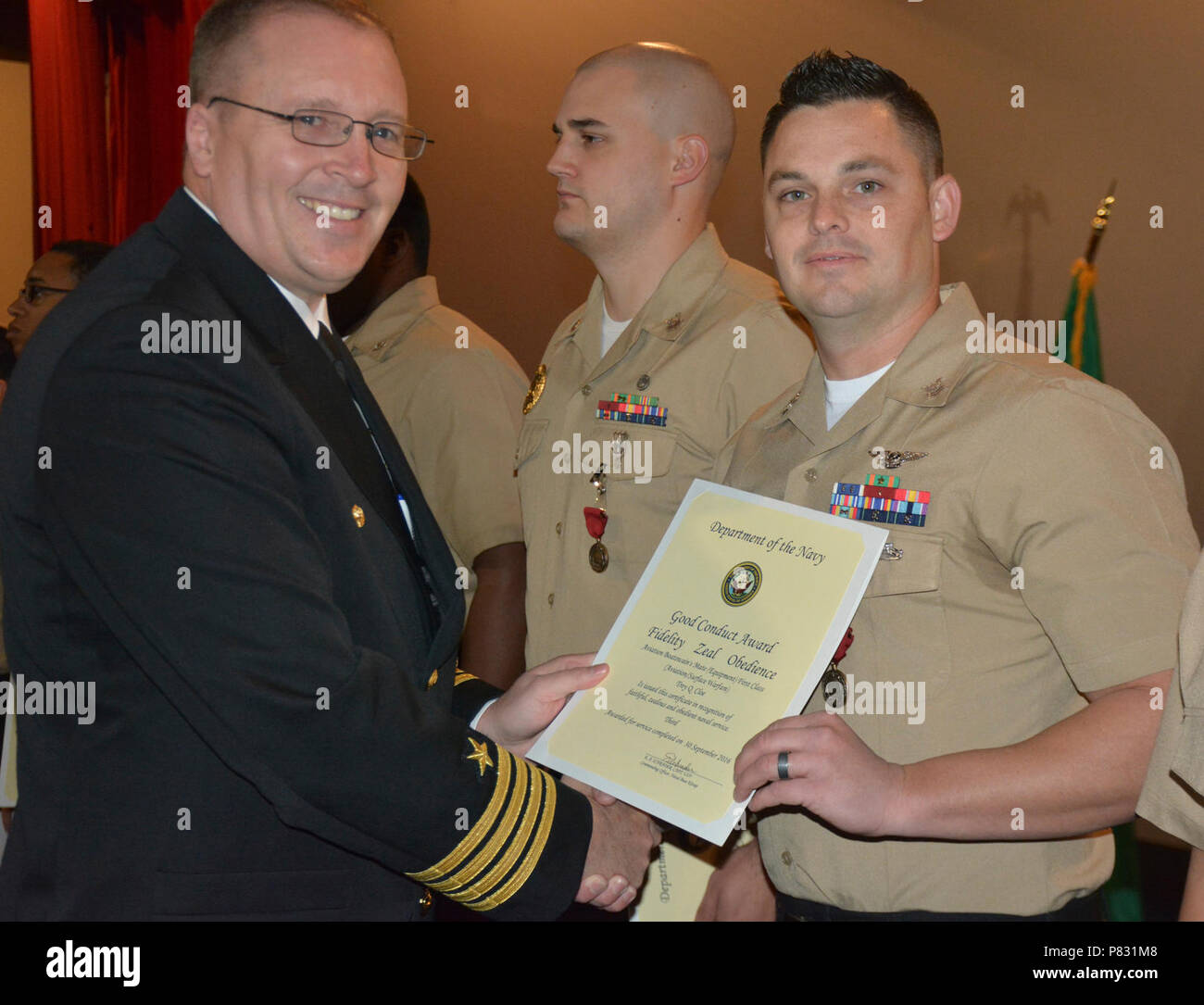BANGOR, Wash. (Oct. 12, 2016) Capt. Alan Schrader, Naval Base Kitsap ...
