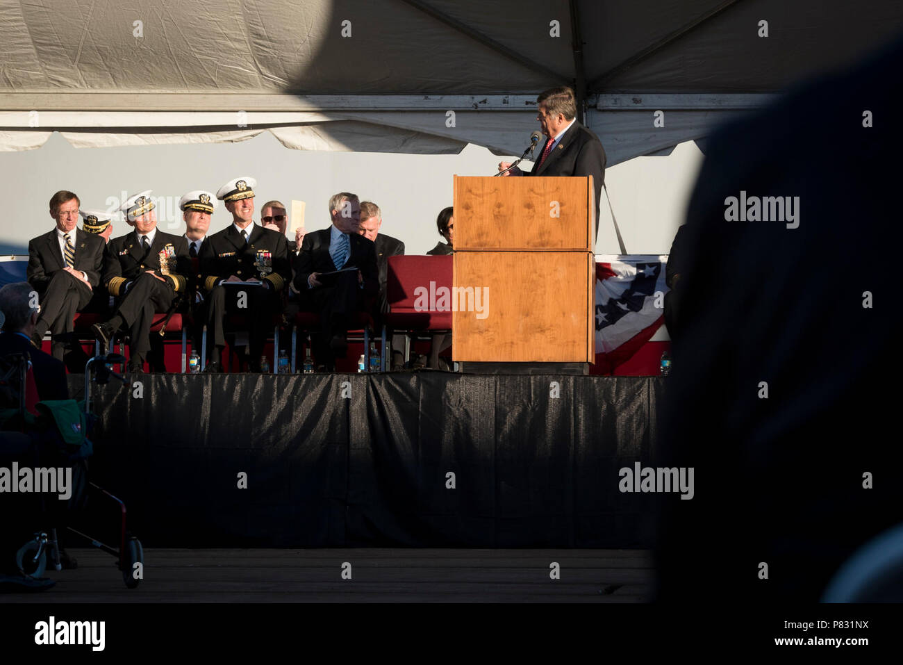 BALTIMORE (Oct. 16, 2016) U.S. Rep. Dutch Ruppersberger of Maryland ...