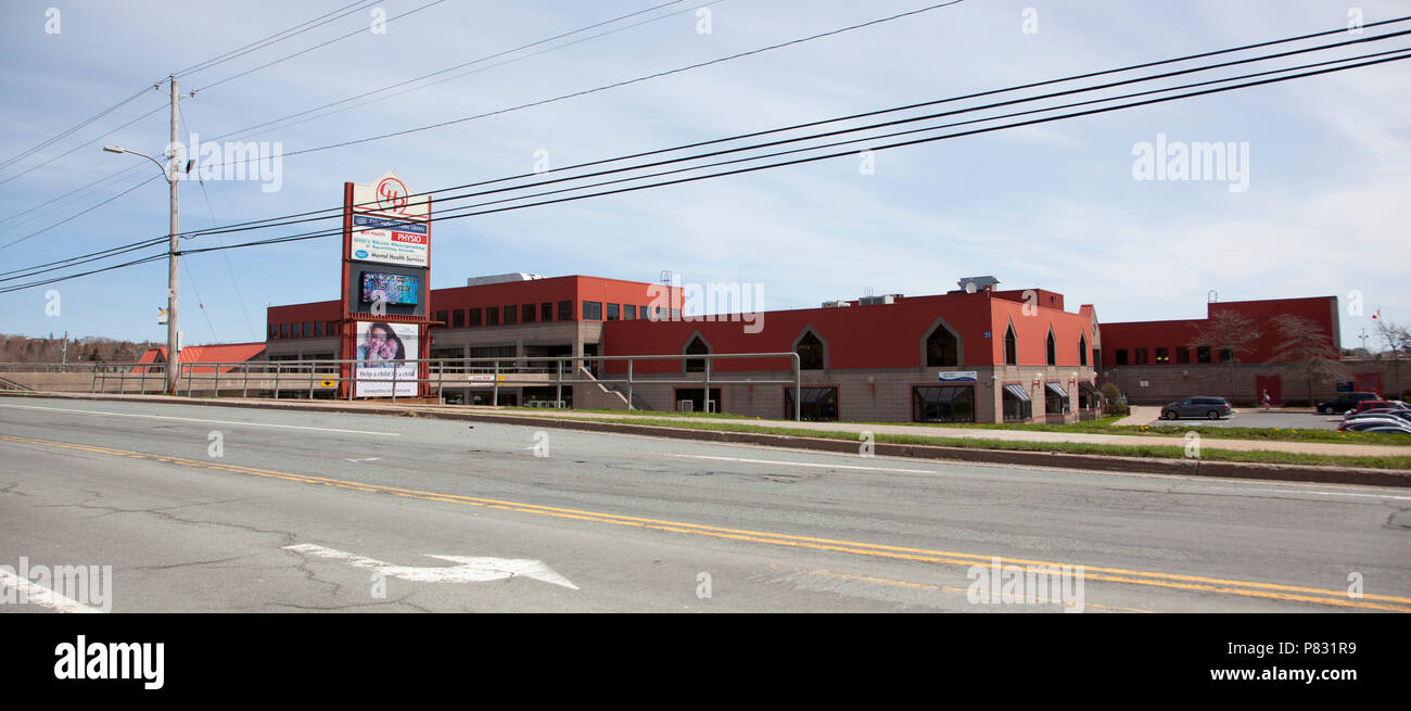 May 12, 2018 - Cole Harbour, Nova Scotia: The very busy athletic space ...