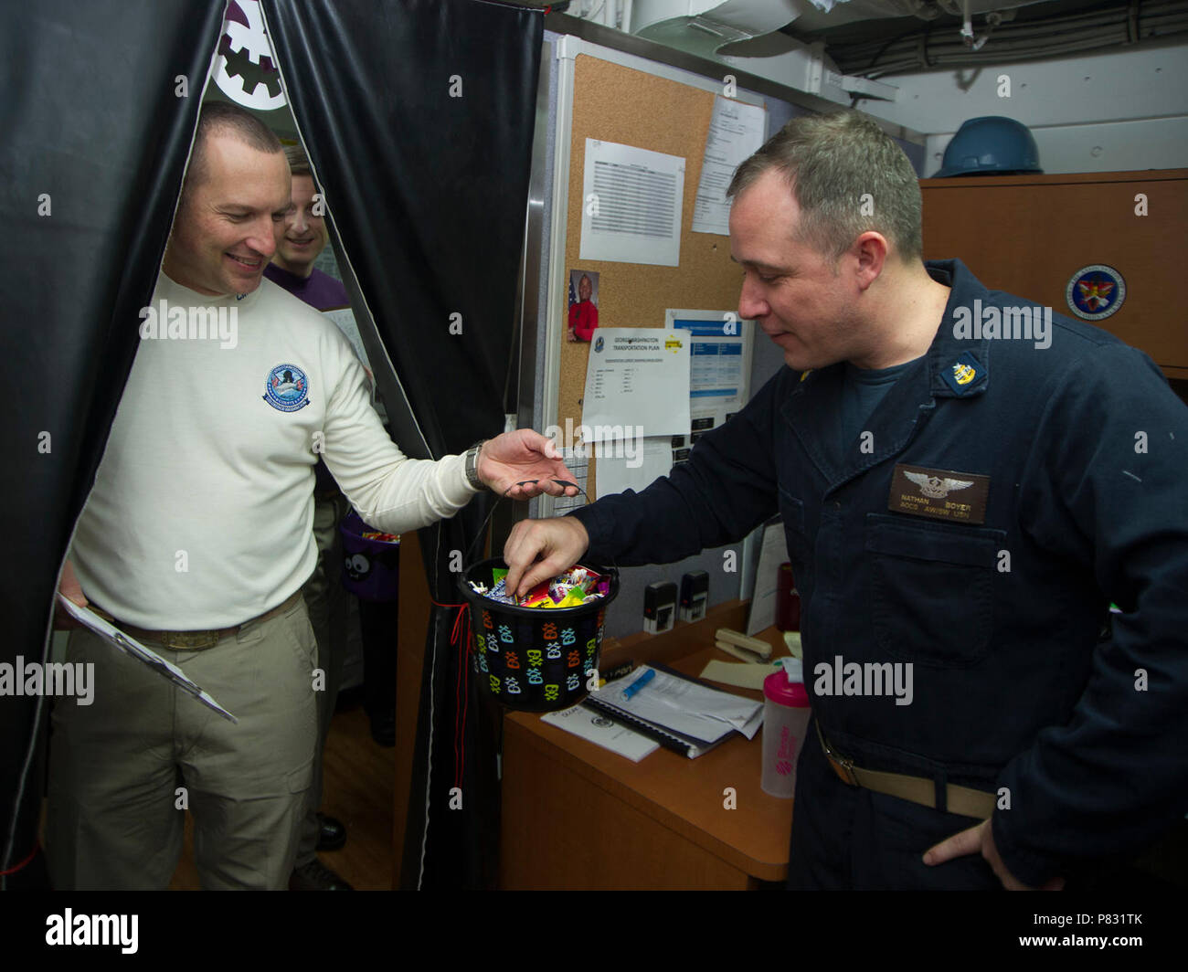 ATLANTIC OCEAN (Oct. 15, 2016) Master Chief Petty Officer James ...
