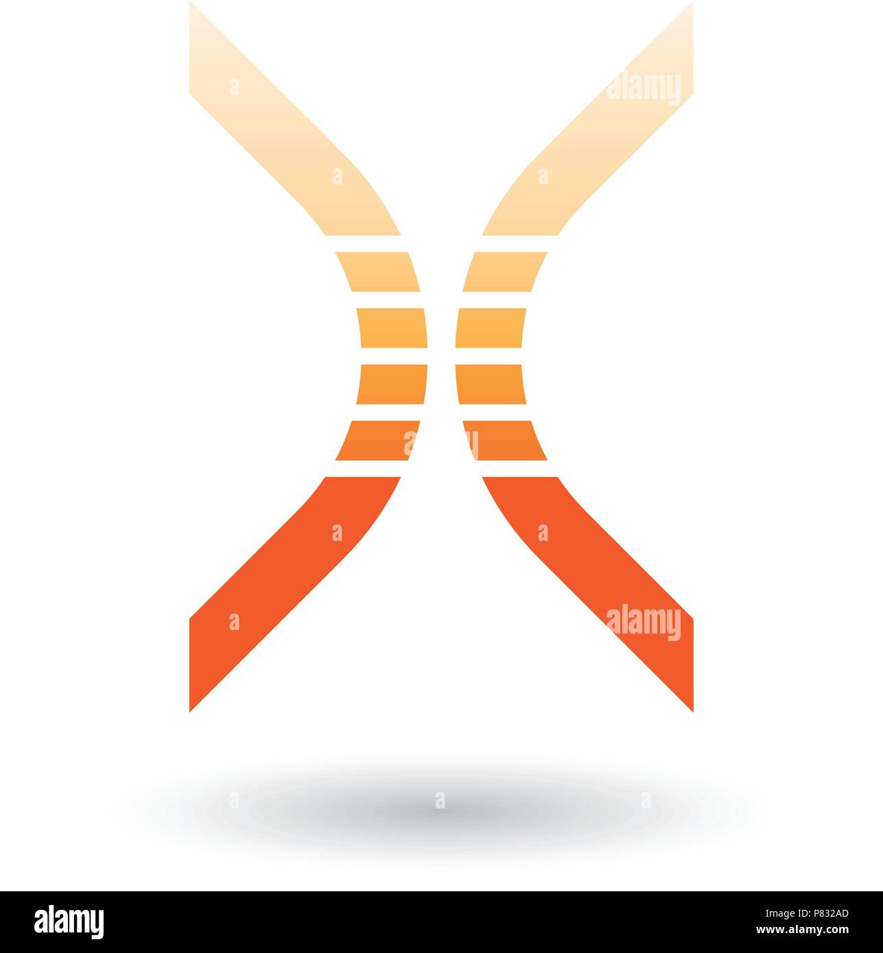 White x shaped cross Stock Vector Images - Alamy