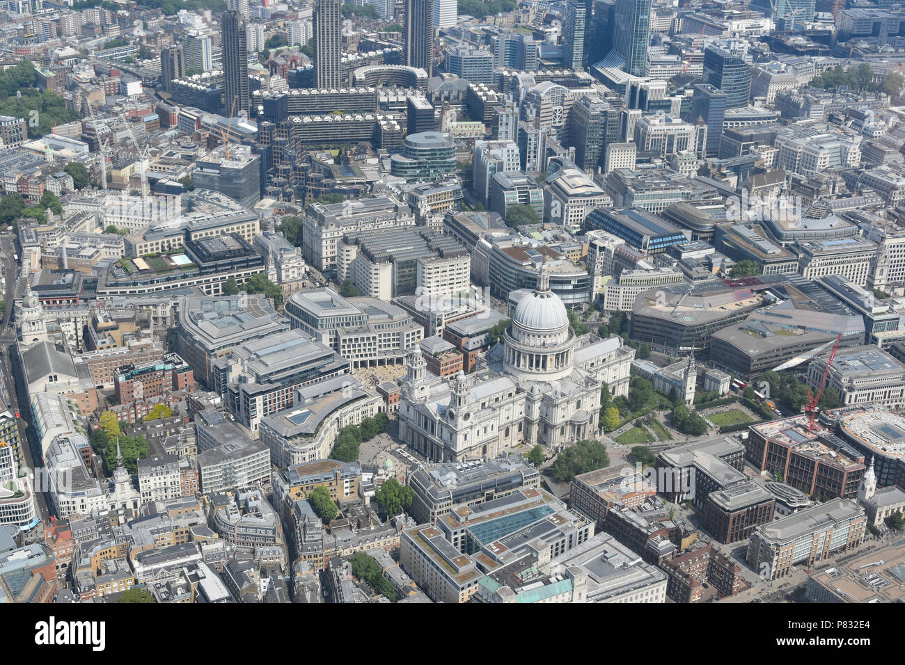 Saint Paul's Cathedral in the City of London, U.K. seen from the ...