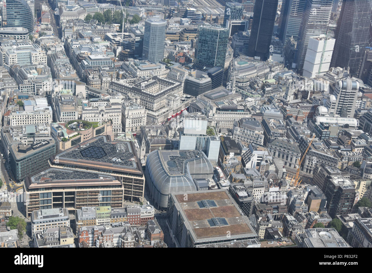 A view of London from helicopter high above the city Stock Photo - Alamy