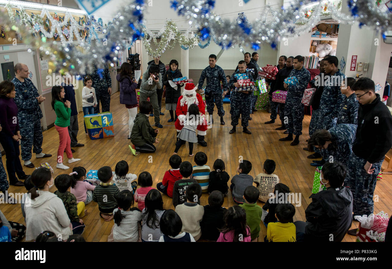 YOKOSUKA, Japan (Dec. 20, 2016) Petty Officer 3rd Class Joseph Mojica ...