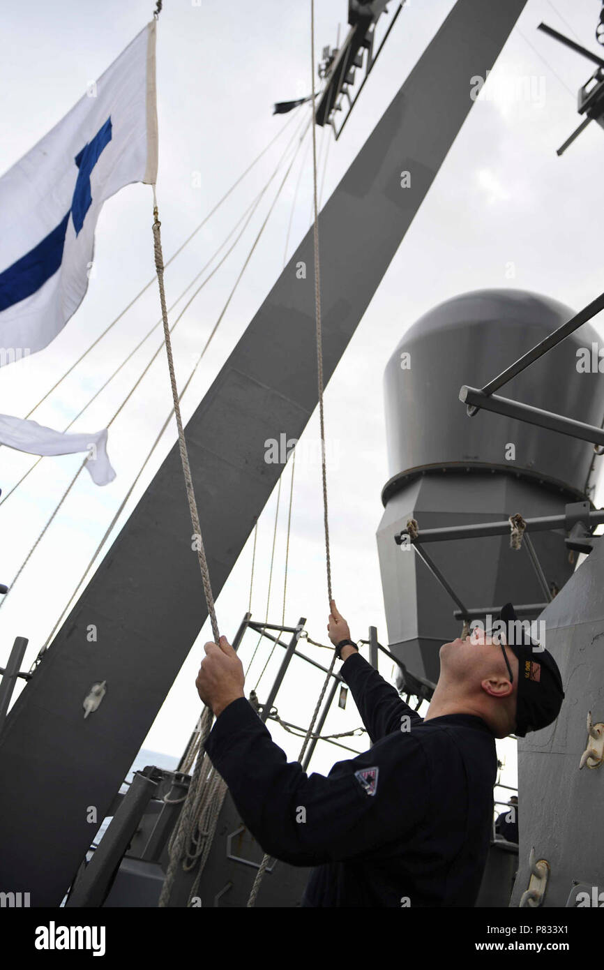 MEDITERRANEAN SEA (Jan. 15, 2017) - Chief Quartermaster Craig Bowman ...