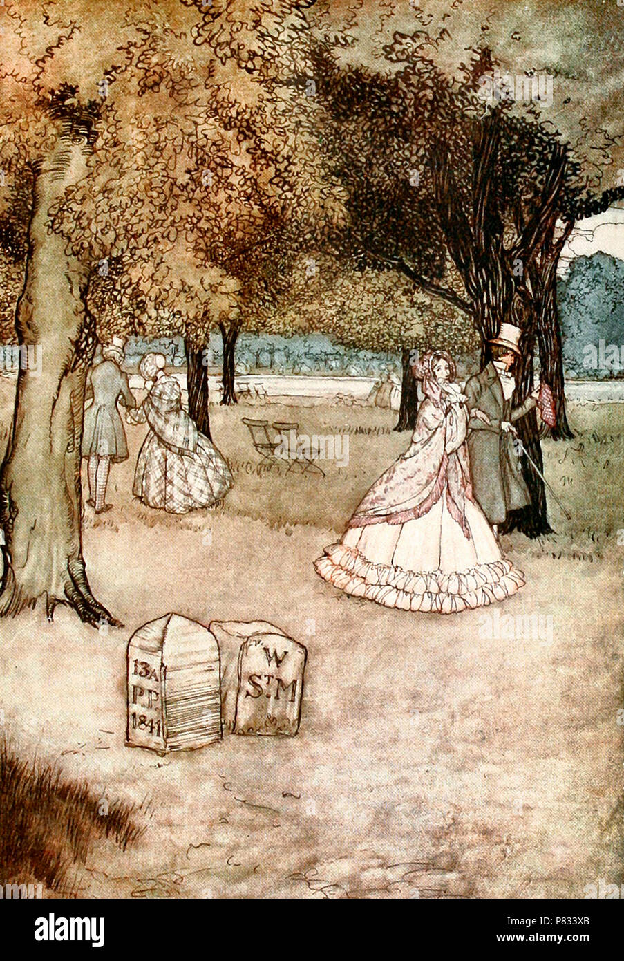 I think that quite the most touching sight in the Gardens is the two ...