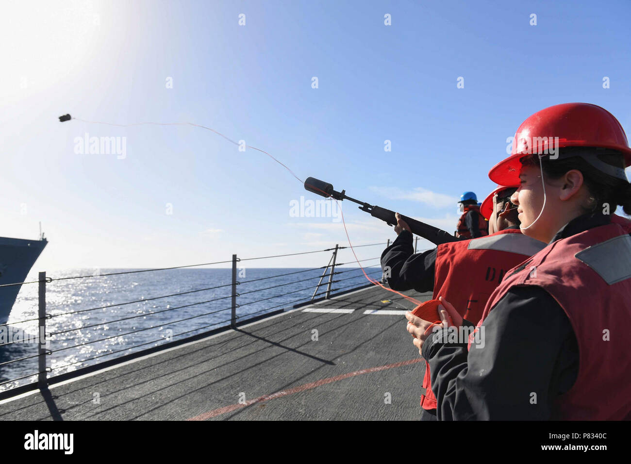 MEDITERRANEAN SEA (Jan. 19, 2017) - Gunner's Mate 2nd Class Chelsea ...