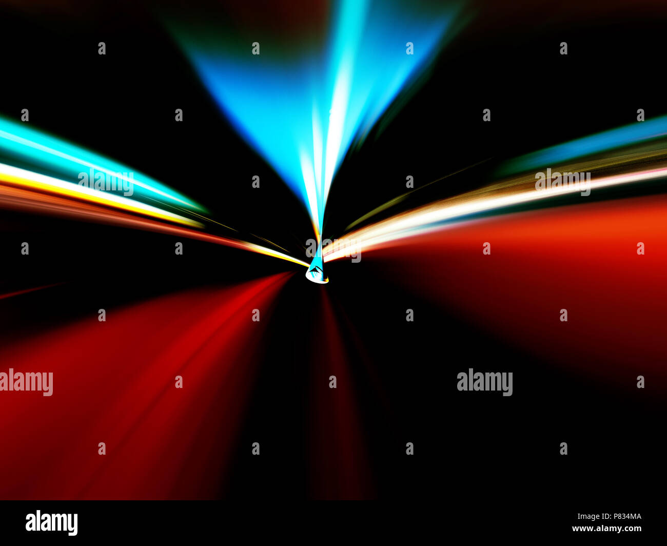 moving traffic light trails at night Stock Photo - Alamy