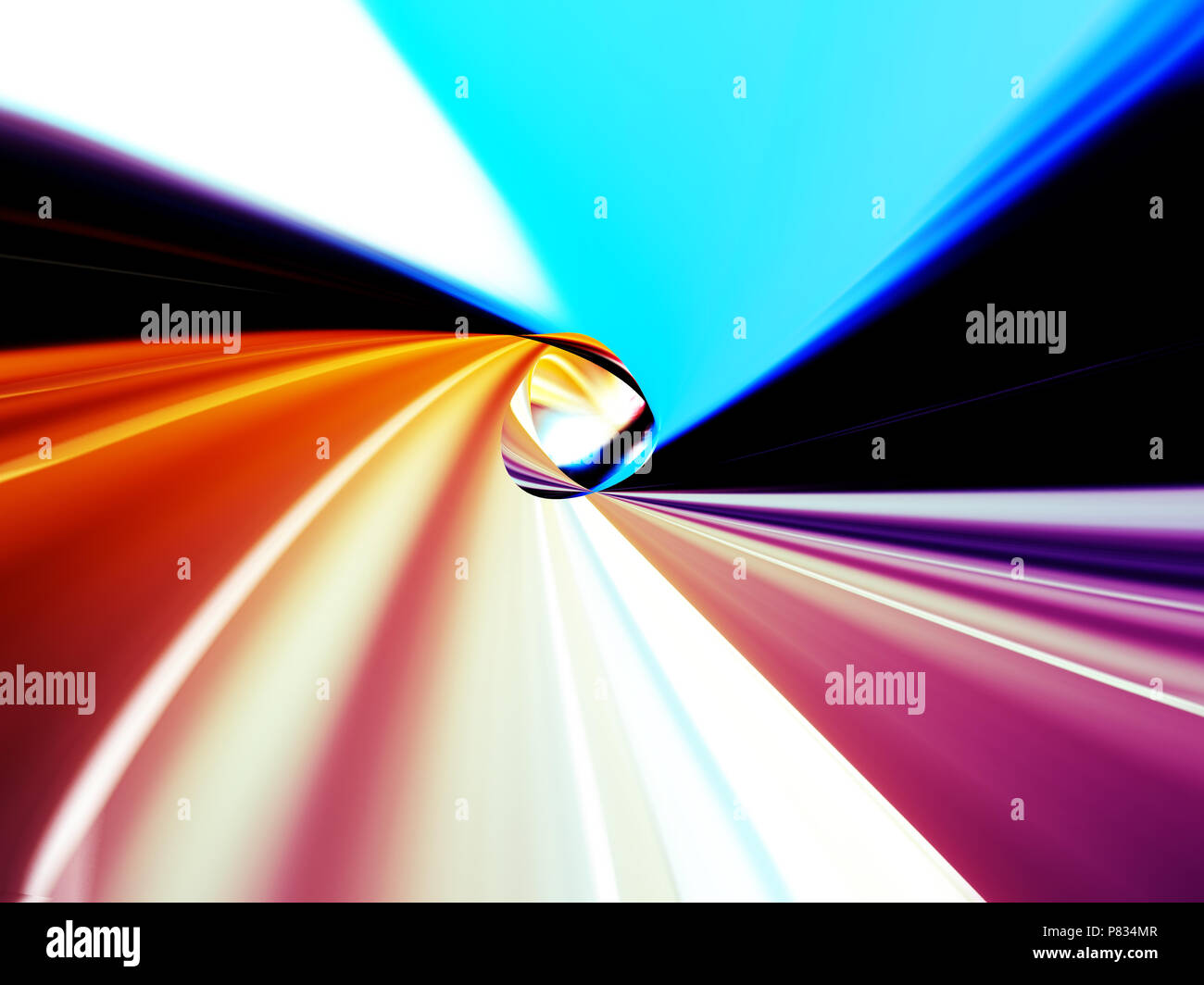 moving traffic light trails at night Stock Photo - Alamy