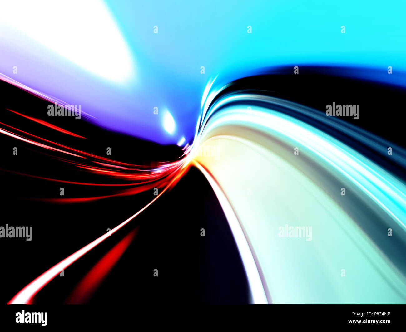 moving traffic light trails at night Stock Photo - Alamy