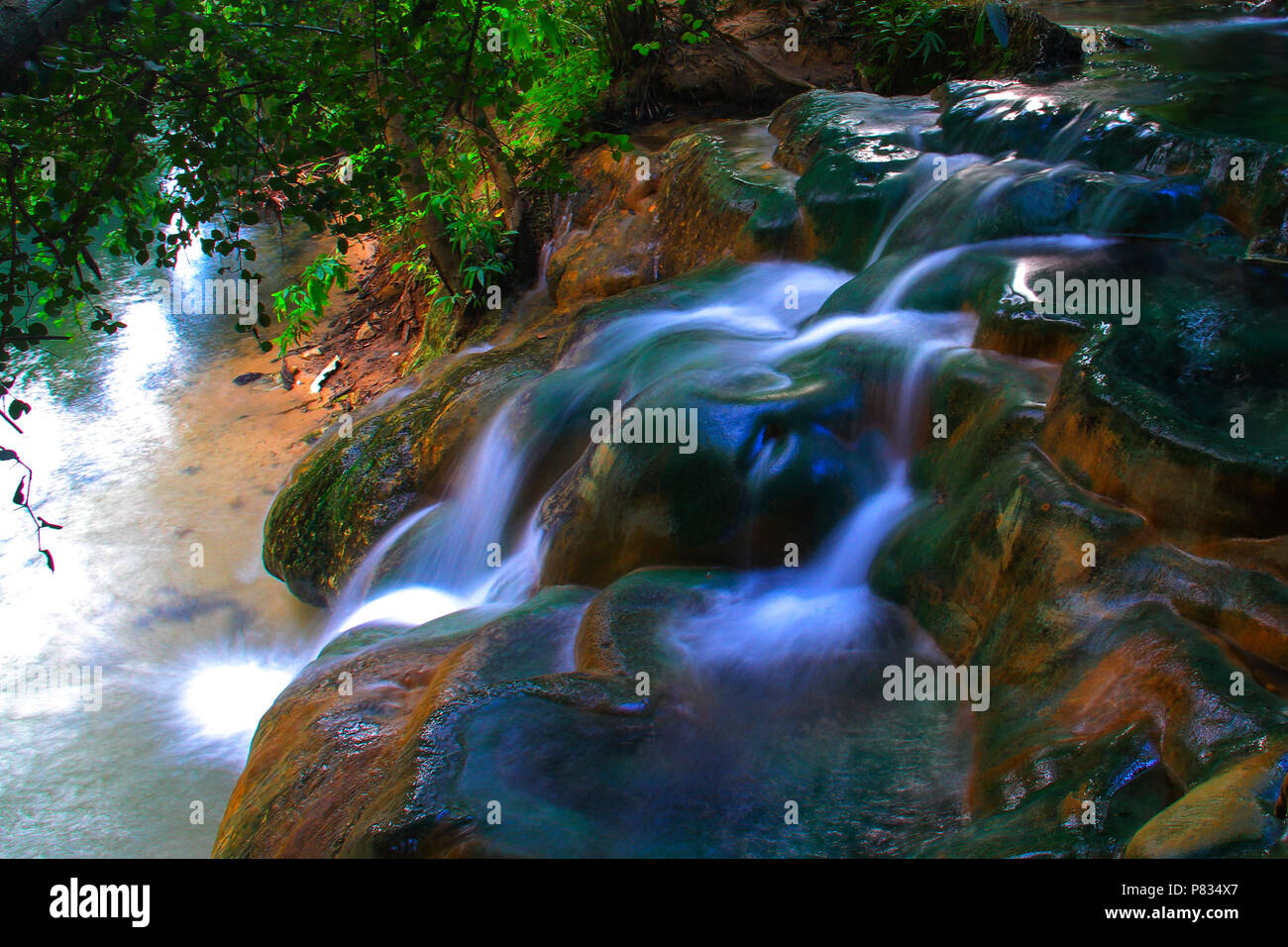 Krabi waterfall hi-res stock photography and images - Alamy