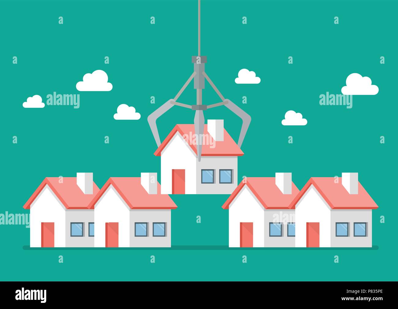 Robotic house Stock Vector Images - Alamy
