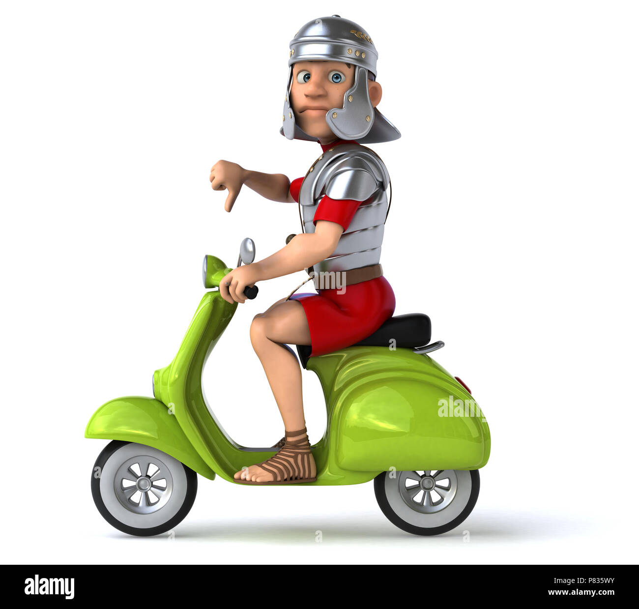 Fun roman soldier Stock Photo - Alamy