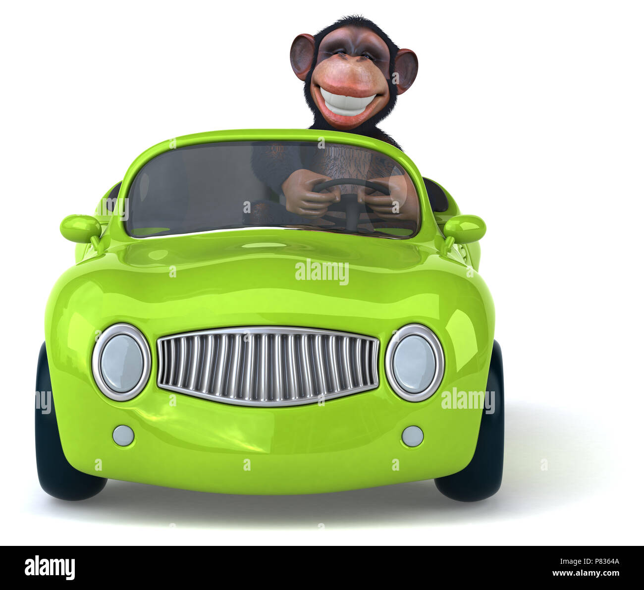 Monkey driving Cut Out Stock Images & Pictures - Alamy