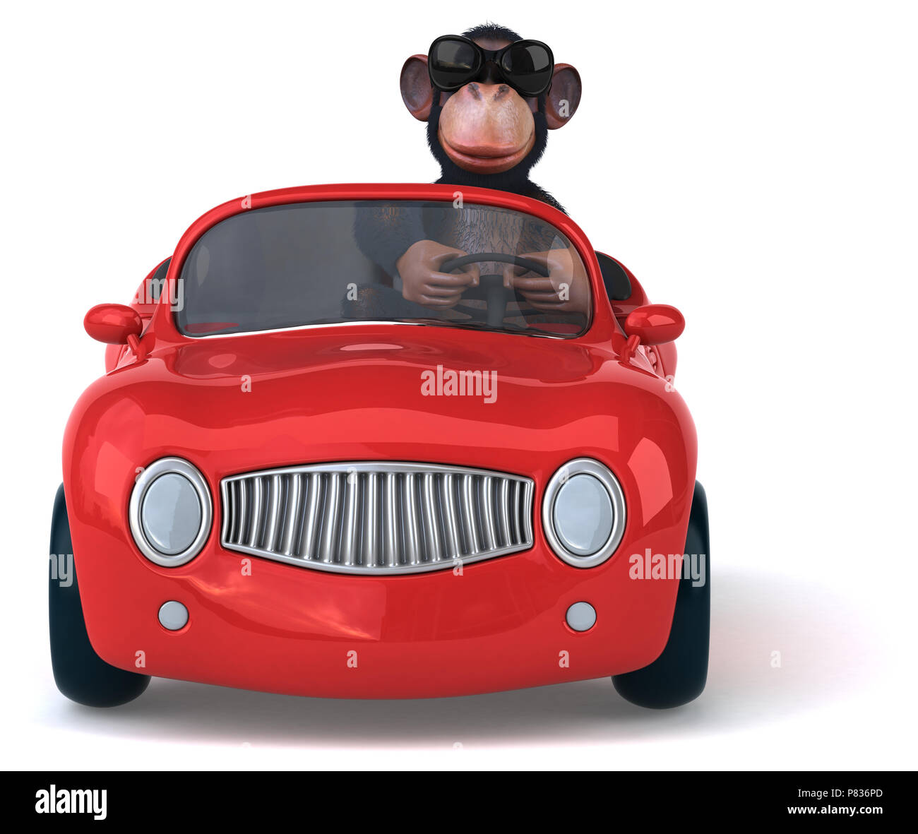 Monkey driving Cut Out Stock Images & Pictures - Alamy