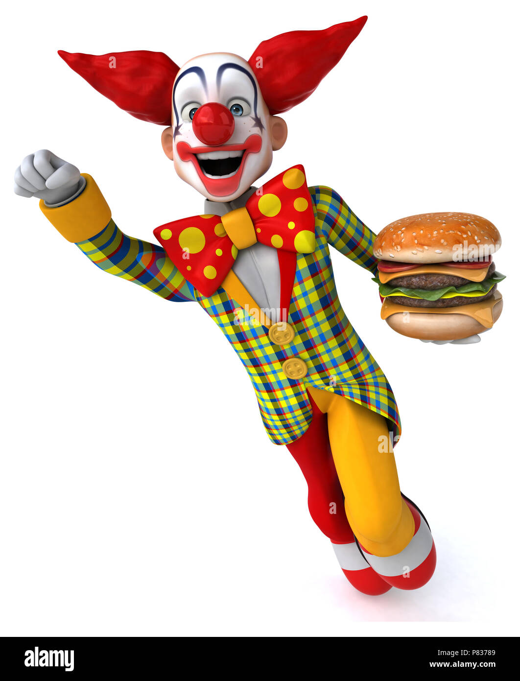 Hamburger happy clown hi-res stock photography and images - Alamy