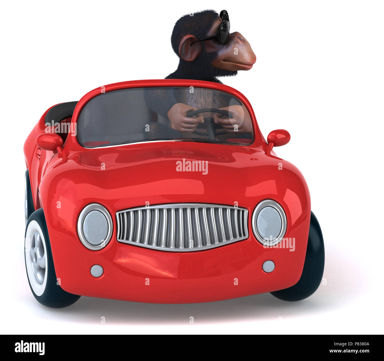 Monkey driving Cut Out Stock Images & Pictures - Alamy