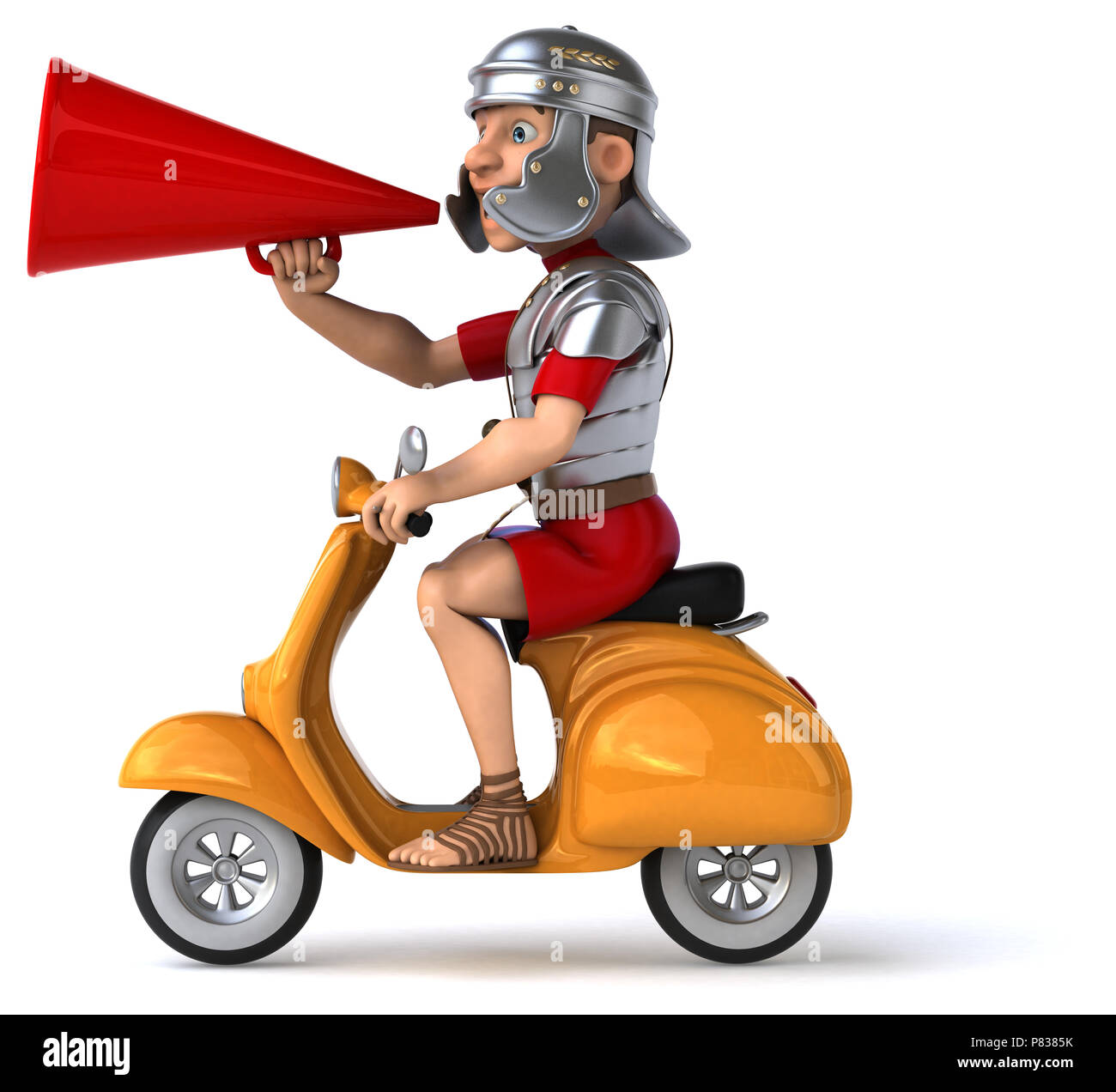 Fun roman soldier Stock Photo - Alamy