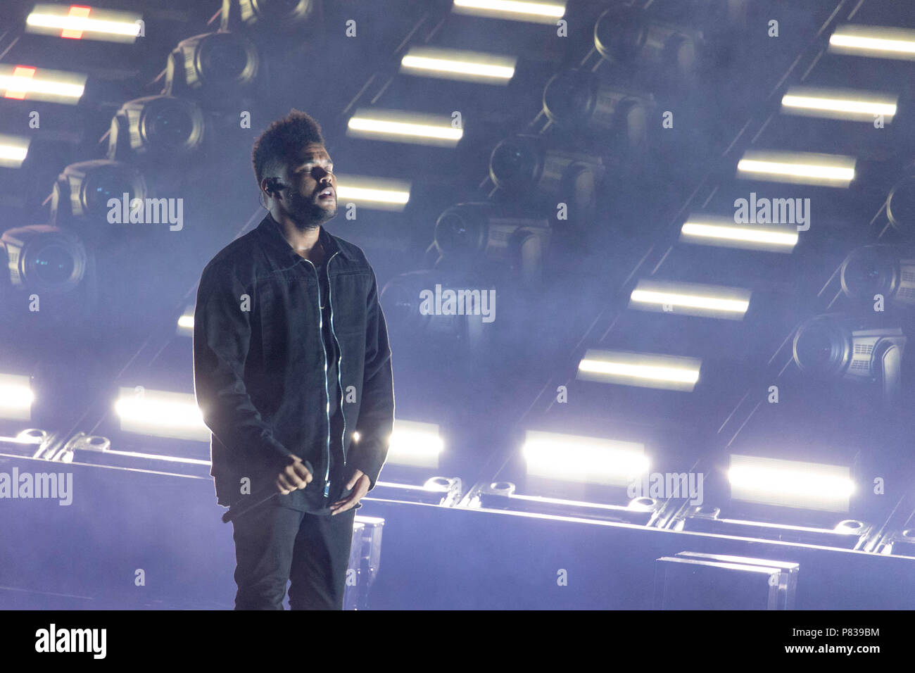 Milwaukee, Wisconsin, USA. 7th July, 2018. THE WEEKND (ABEL TESFAYE ...