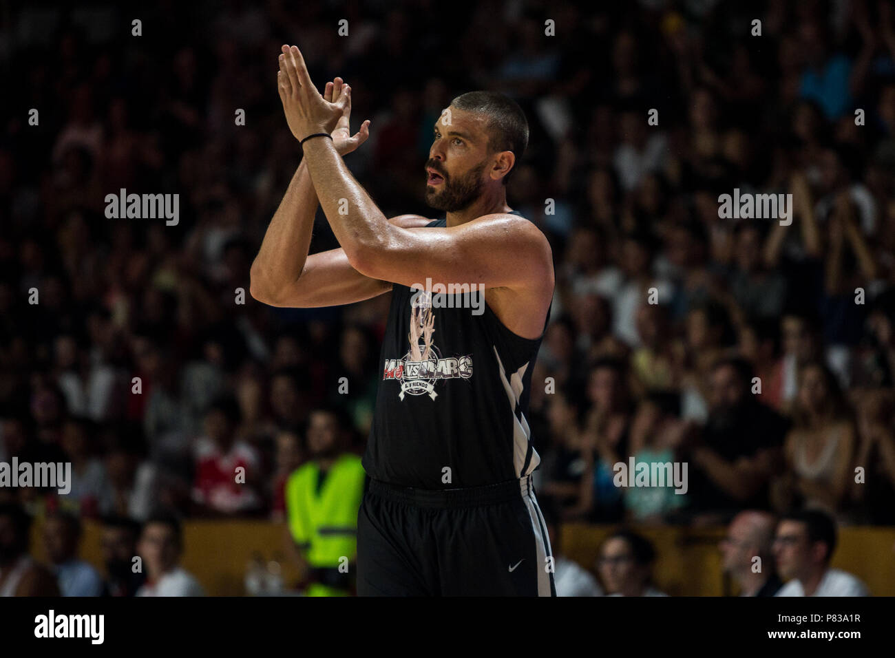 Marc Gasol from Spain of Memphis Grizzlies during the charity friendly ...