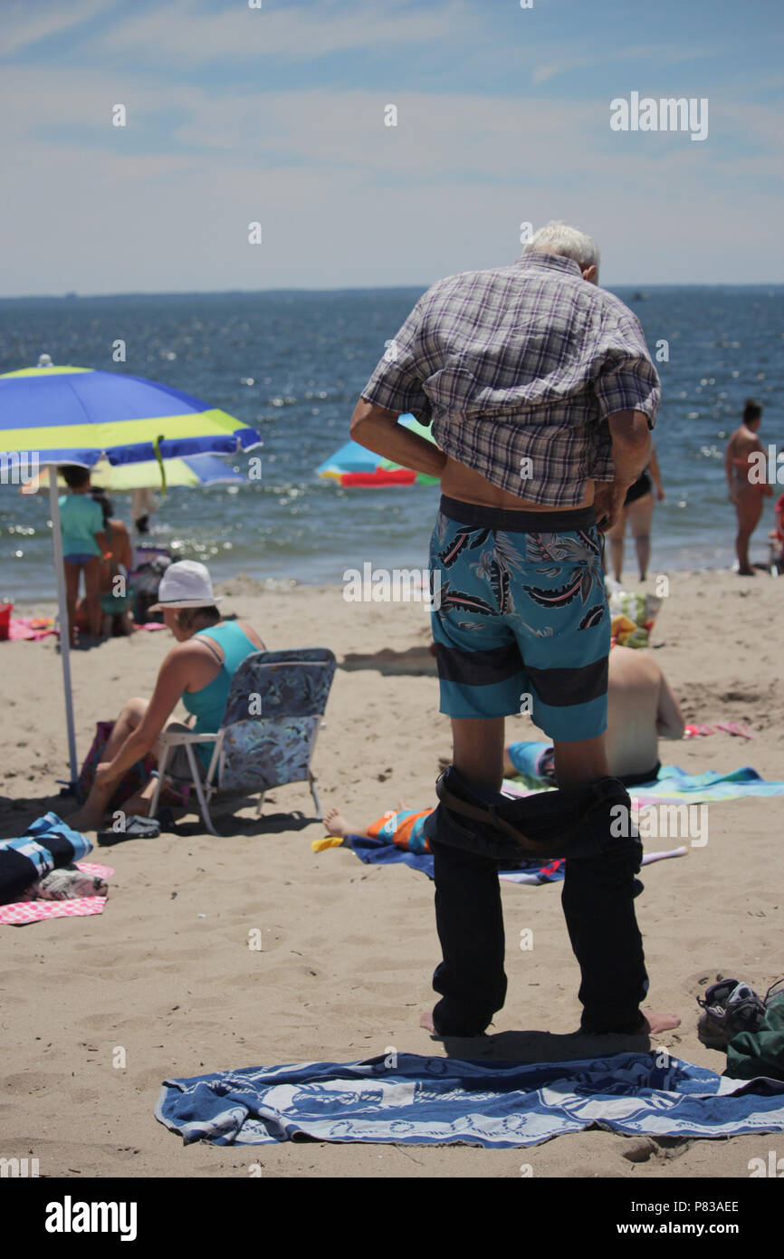 Man drops pants hi-res stock photography and images - Alamy