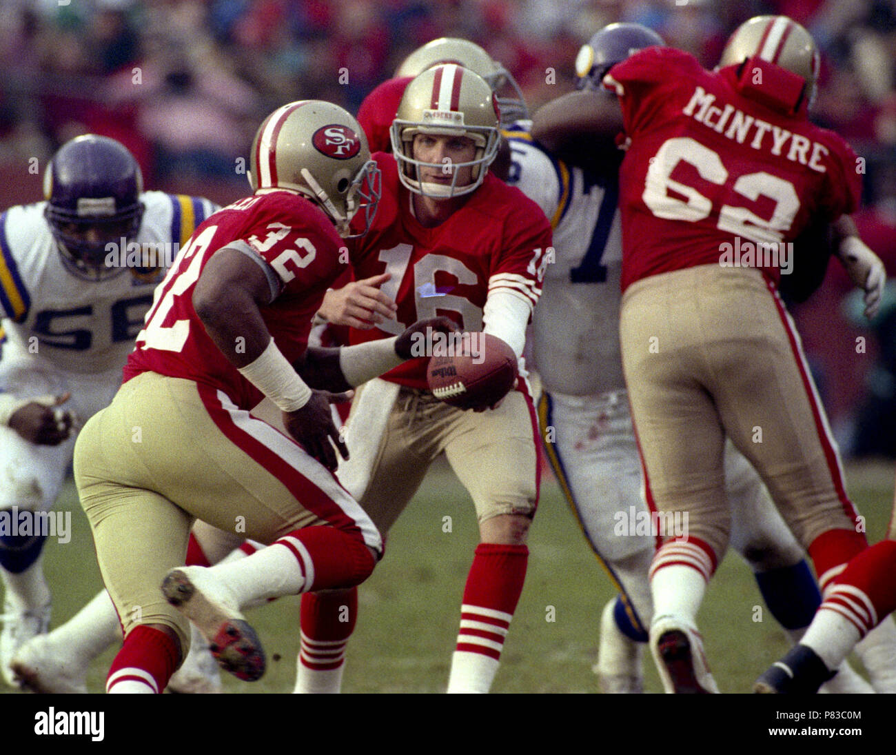 San Francisco, California, USA. 6th Jan, 1990. San Francisco 49ers vs ...