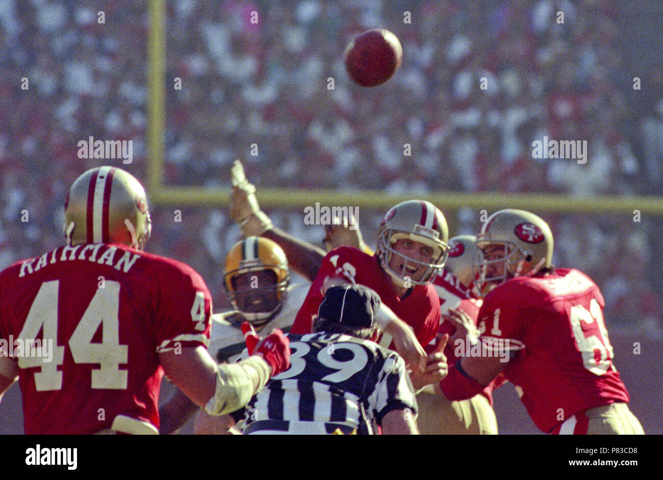 San Francisco, California, USA. 19th Nov, 1989. San Francisco 49ers vs ...