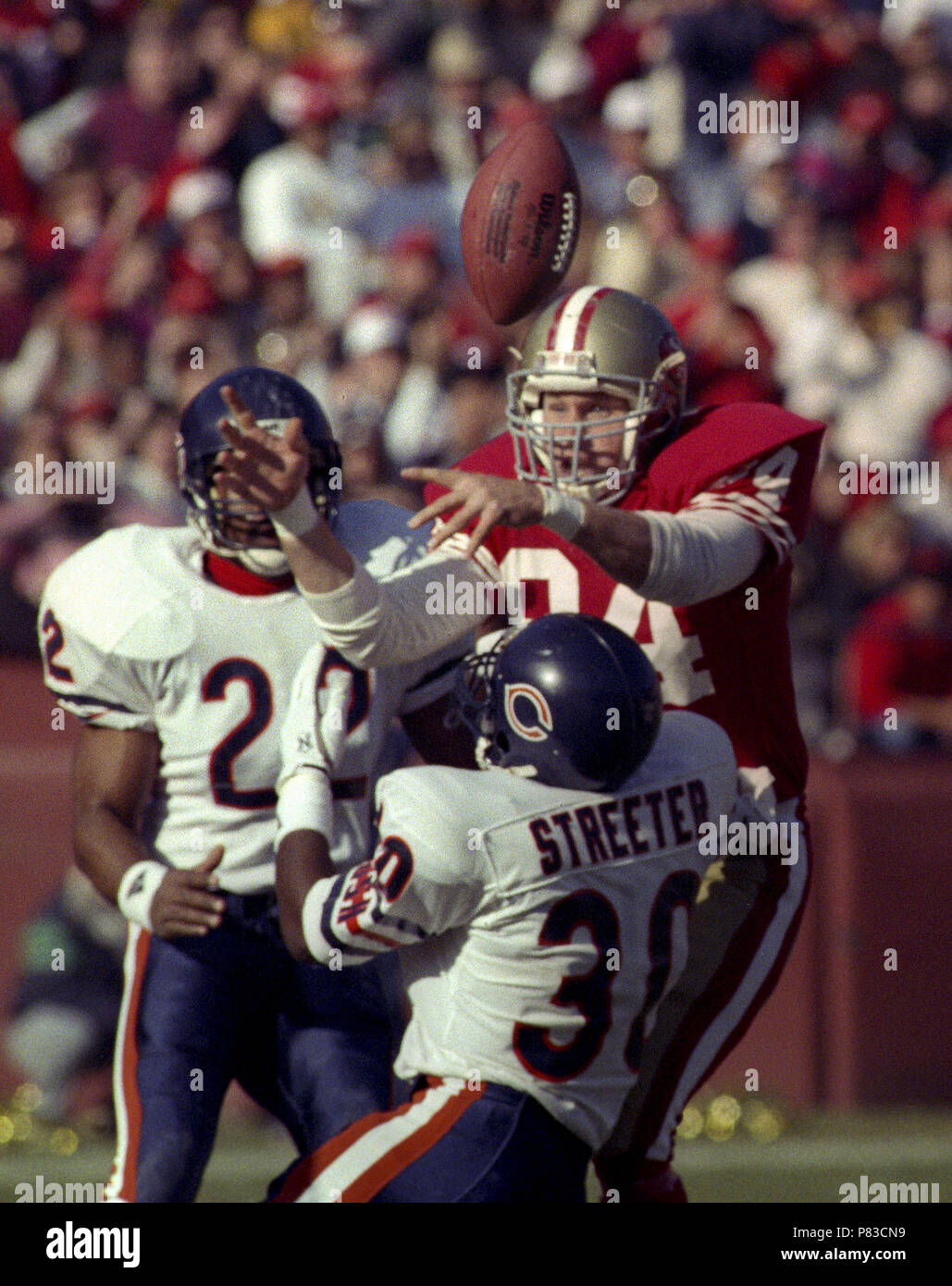 1989 49ers vs bears hi-res stock photography and images - Alamy