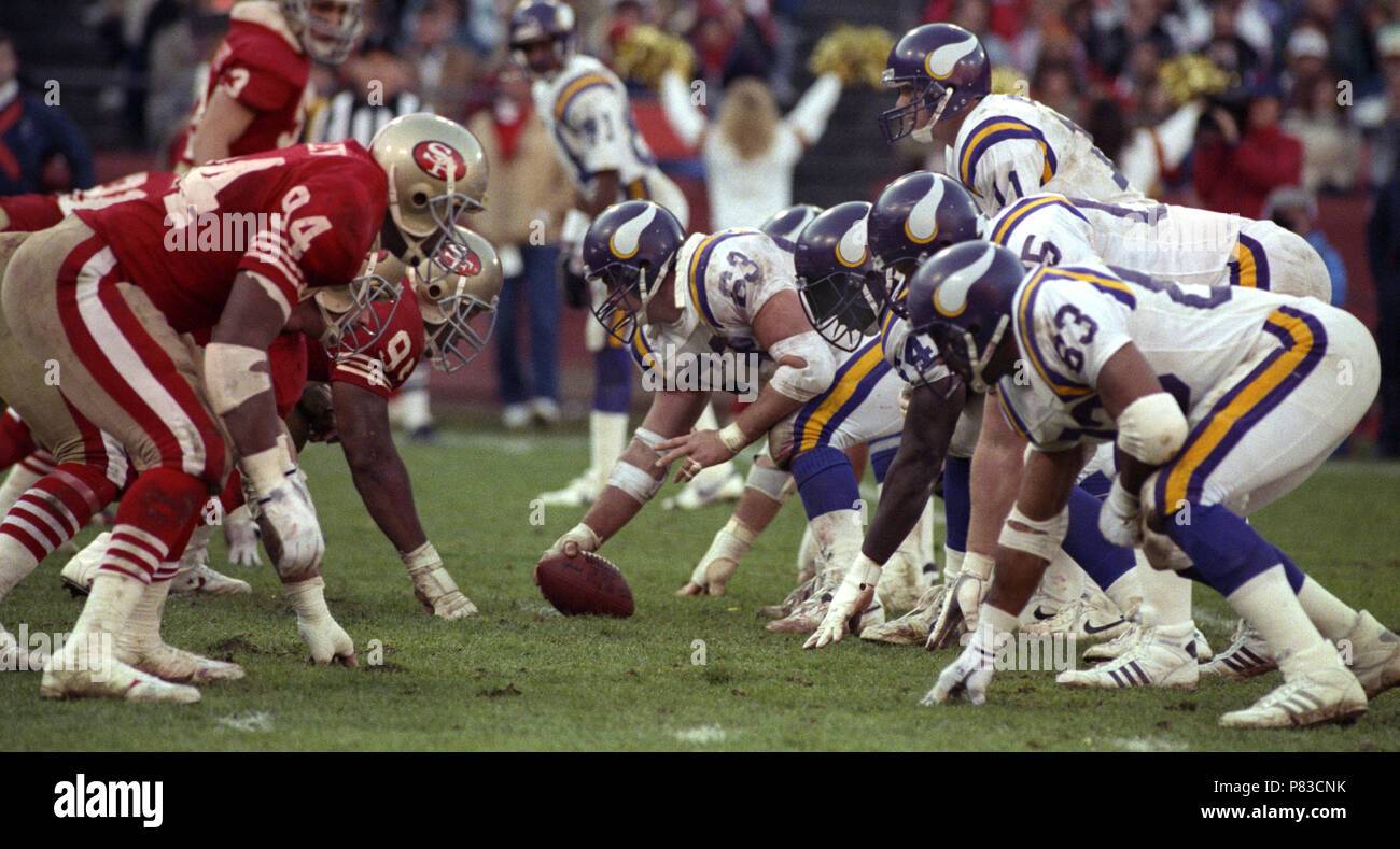 San Francisco, California, USA. 1st Jan, 1989. San Francisco 49ers vs ...
