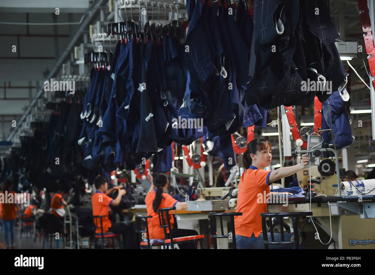 Jinjiang. 19th June, 2018. Photo taken on June 19, 2018 shows the ...