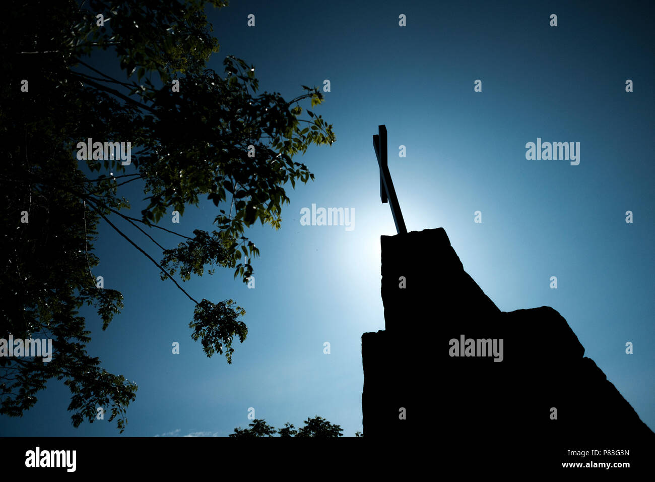 A Christian's cross was put in a place where Gaspard a Christian was ...