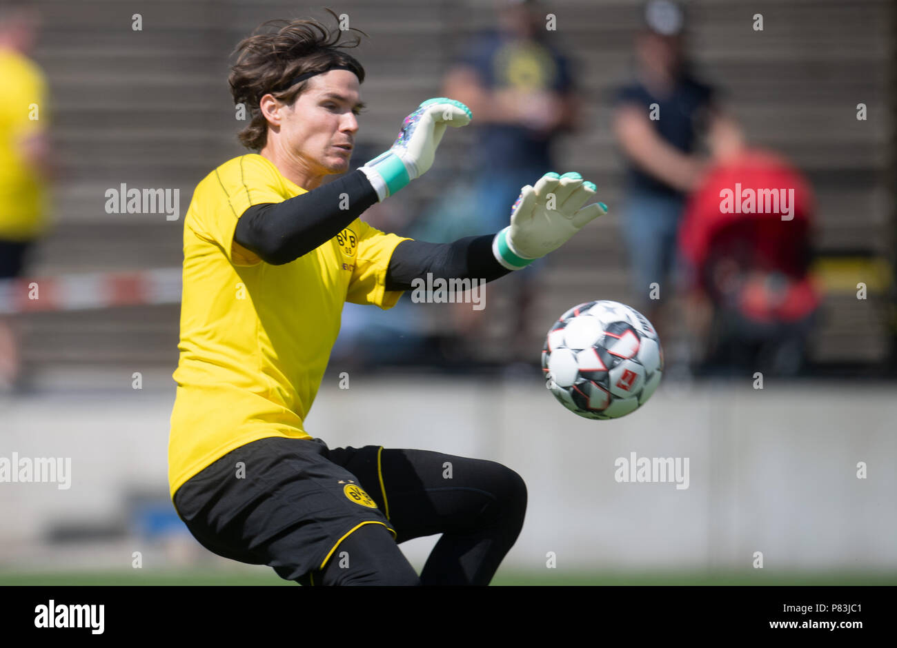 Dortmund, Germany. 09th July, 2018. Marvin Hitz, new goalkeeper of ...