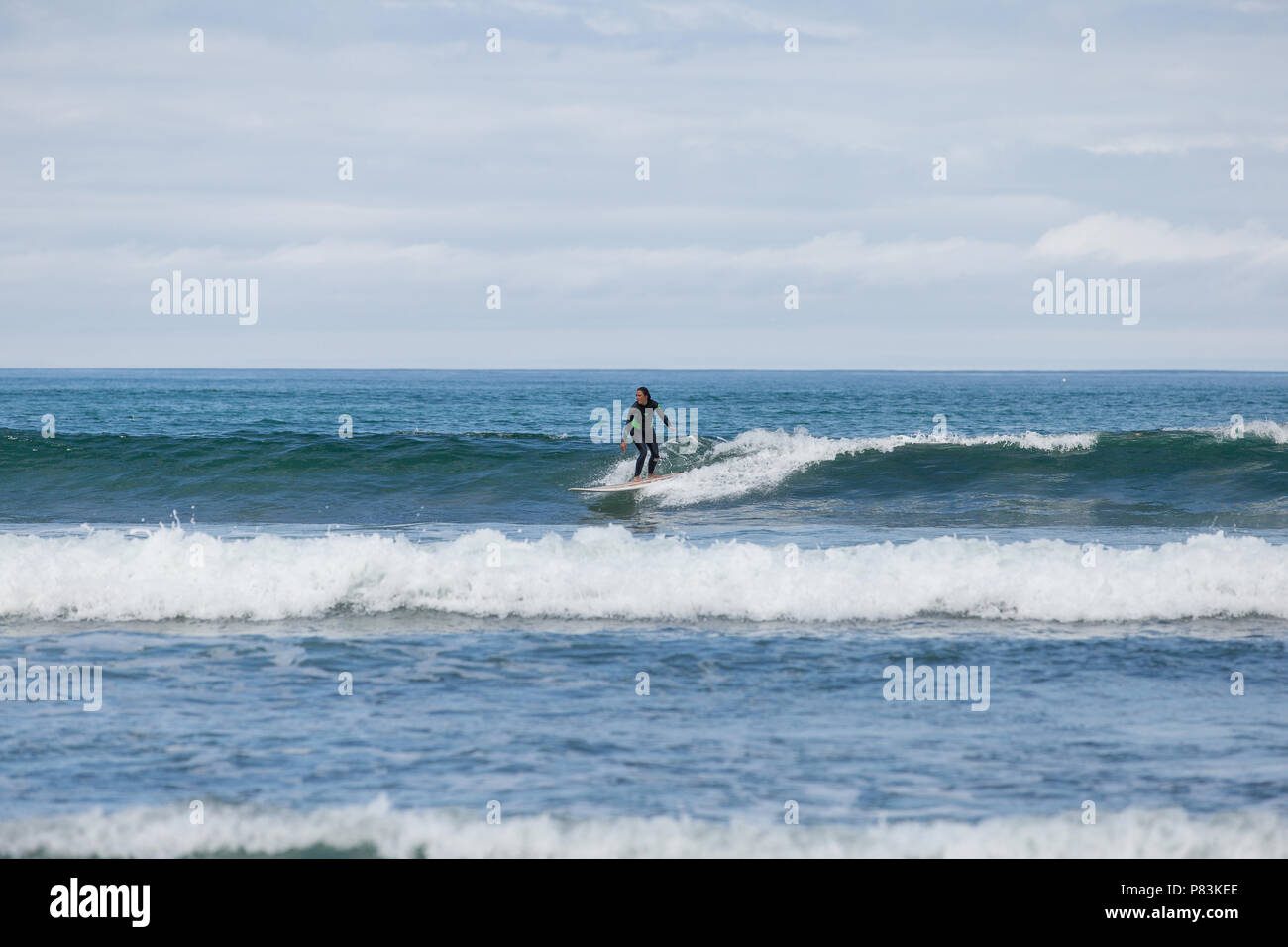 Strandhill, Sligo, Ireland. 8th July, 2018. Surfers enjoying the great ...