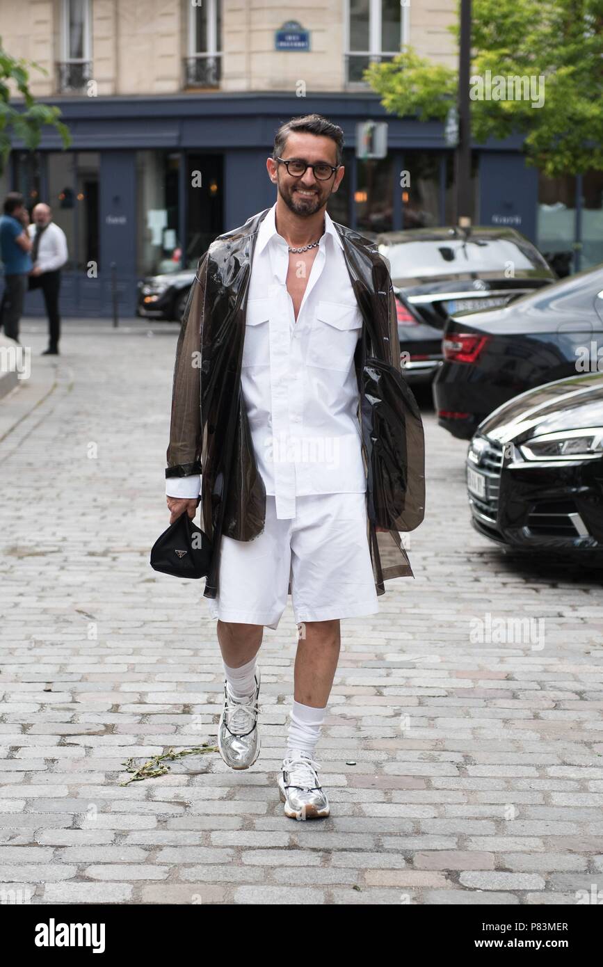 Simone Marchetti, Fashion Editor of La Repubblica, attending the Maison ...