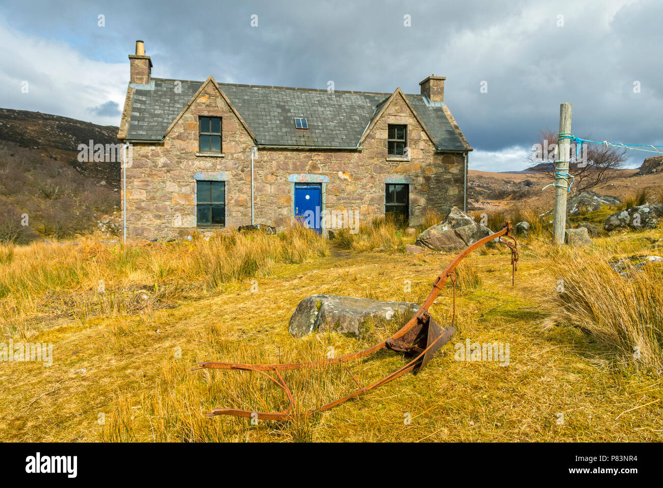 Craig bothy, a former youth hostel, on the coastal path between Lower ...