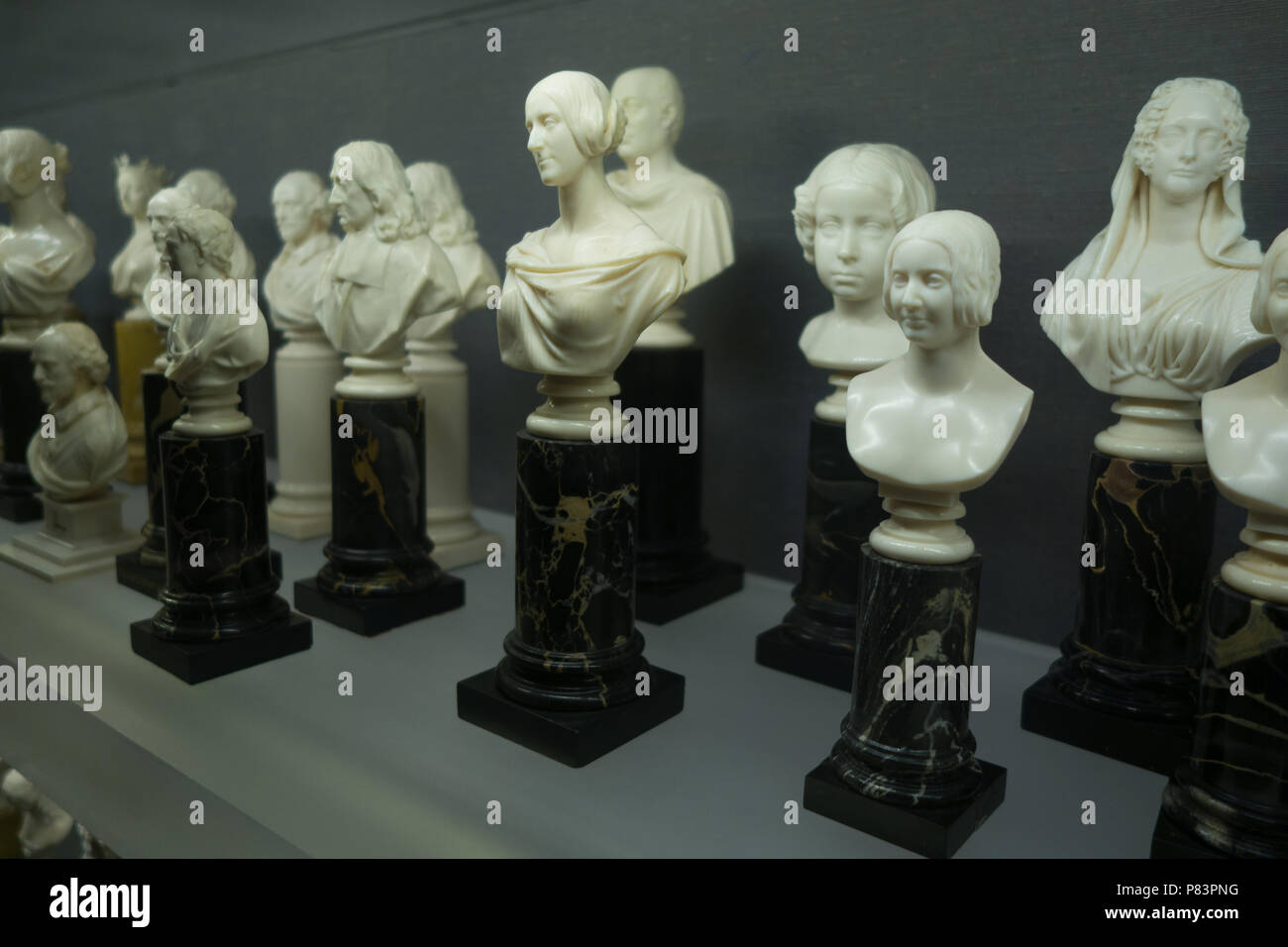 Statues, sculpture, busts and other classical art on display at the Art ...