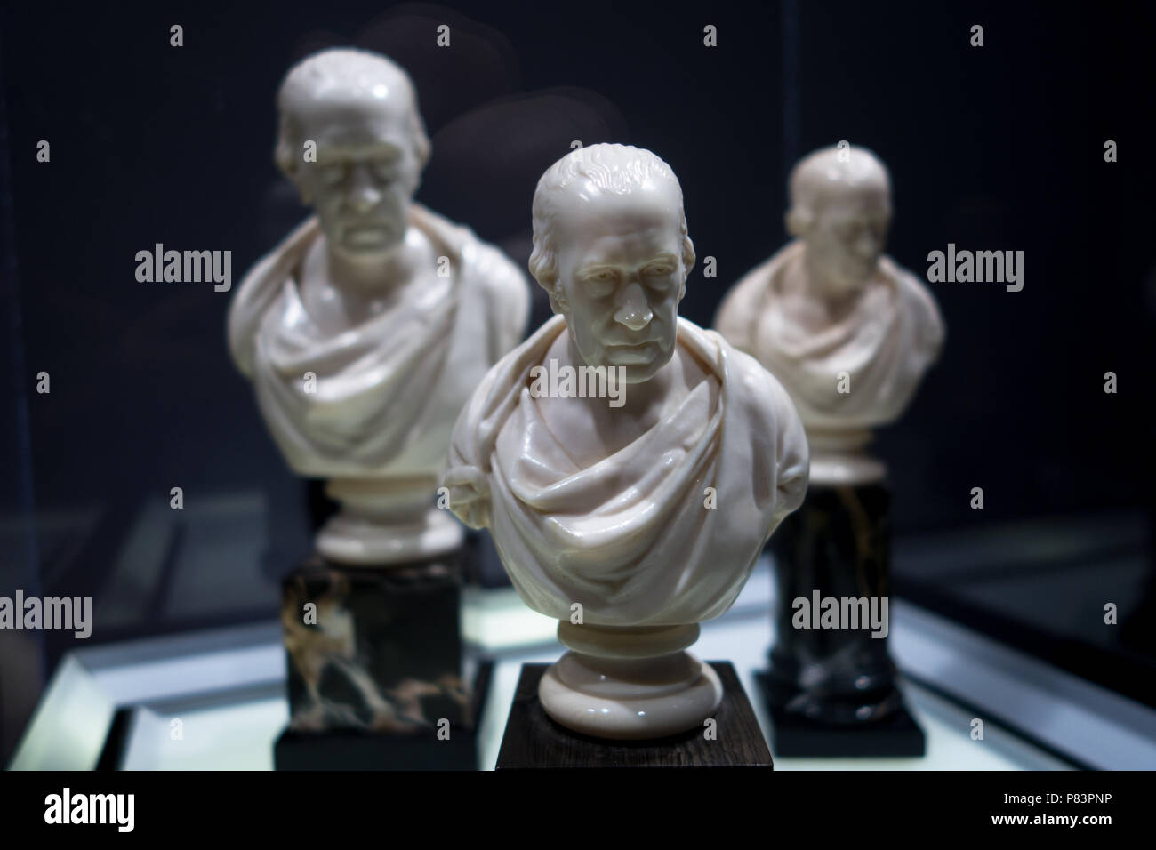 Statues, sculpture, busts and other classical art on display at the Art ...