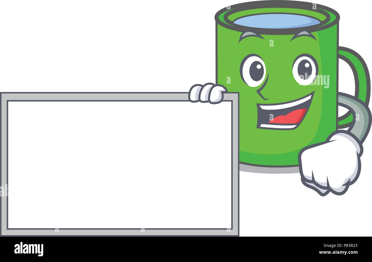 Bring board mug character cartoon style Stock Vector Image & Art - Alamy