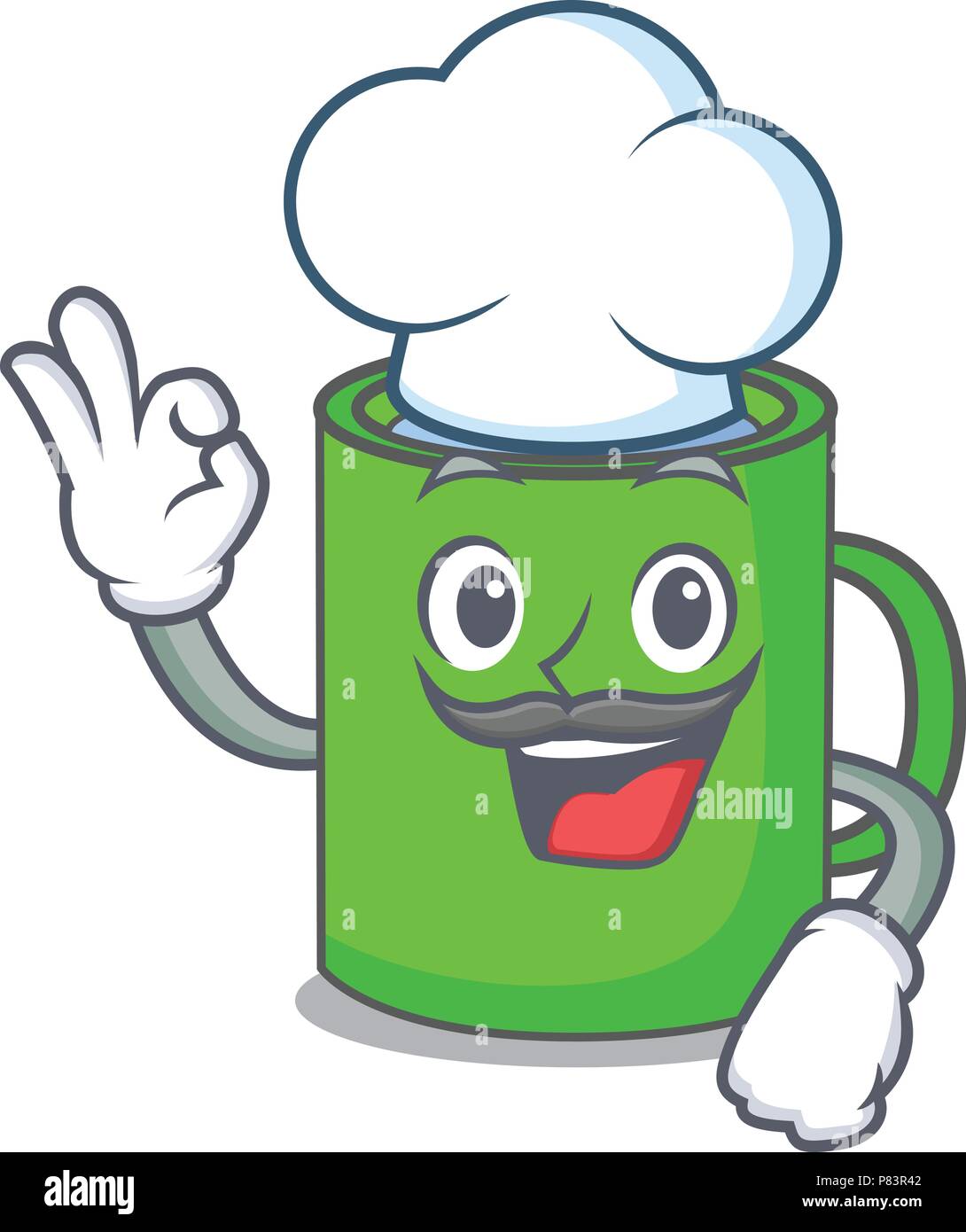 Chef mug character cartoon style Stock Vector Image & Art - Alamy