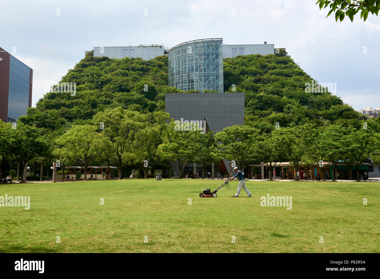 Japan acros fukuoka prefectural hall hi-res stock photography and ...